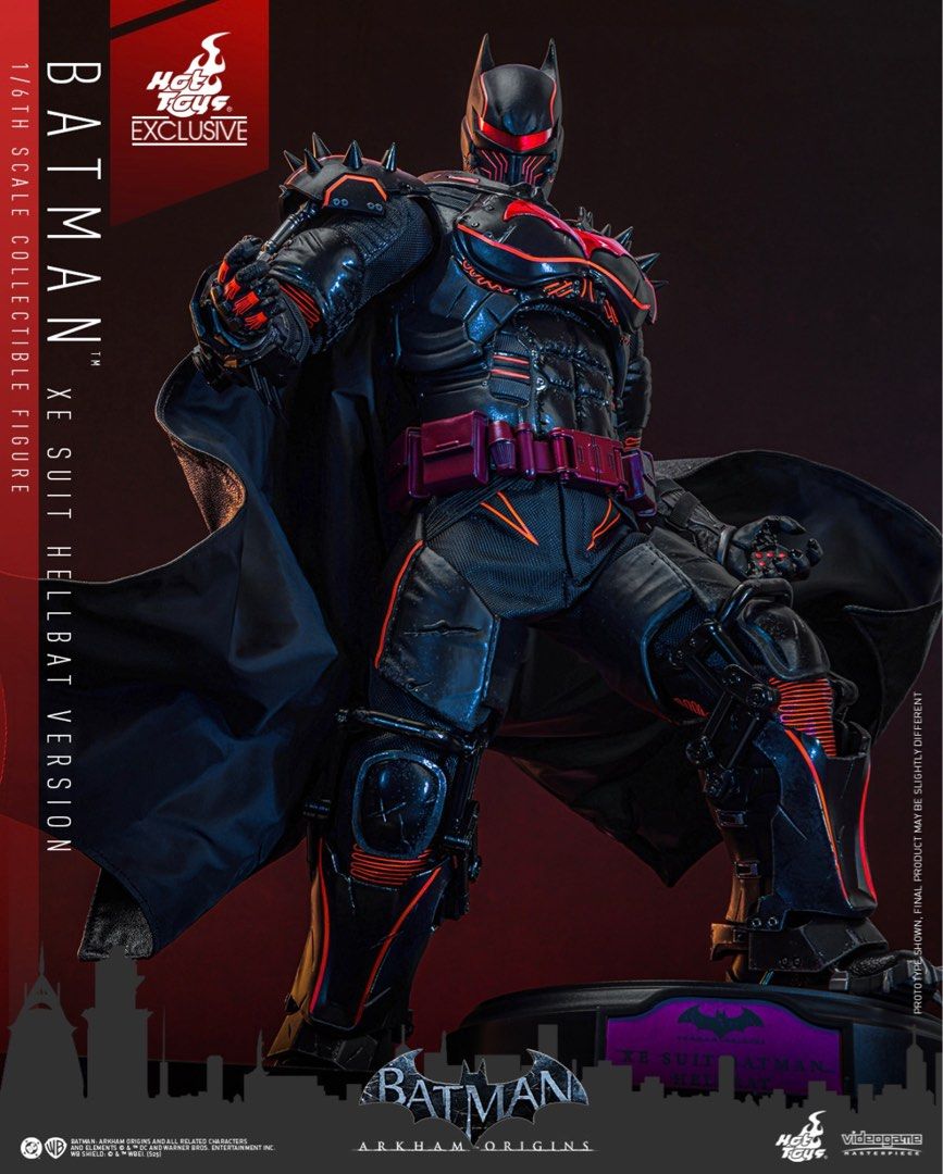 Hot Toys Batman XE Suit Hellbat Version 1/6 Scale, Hobbies & Toys, Toys ...