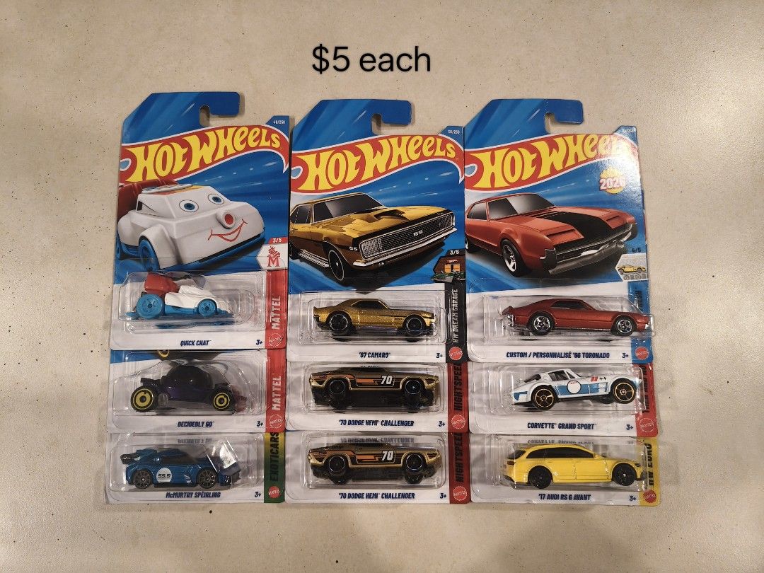 Hot Wheels C case Mainlines for Sale (Ferrari, Black Widow, McLaren ...