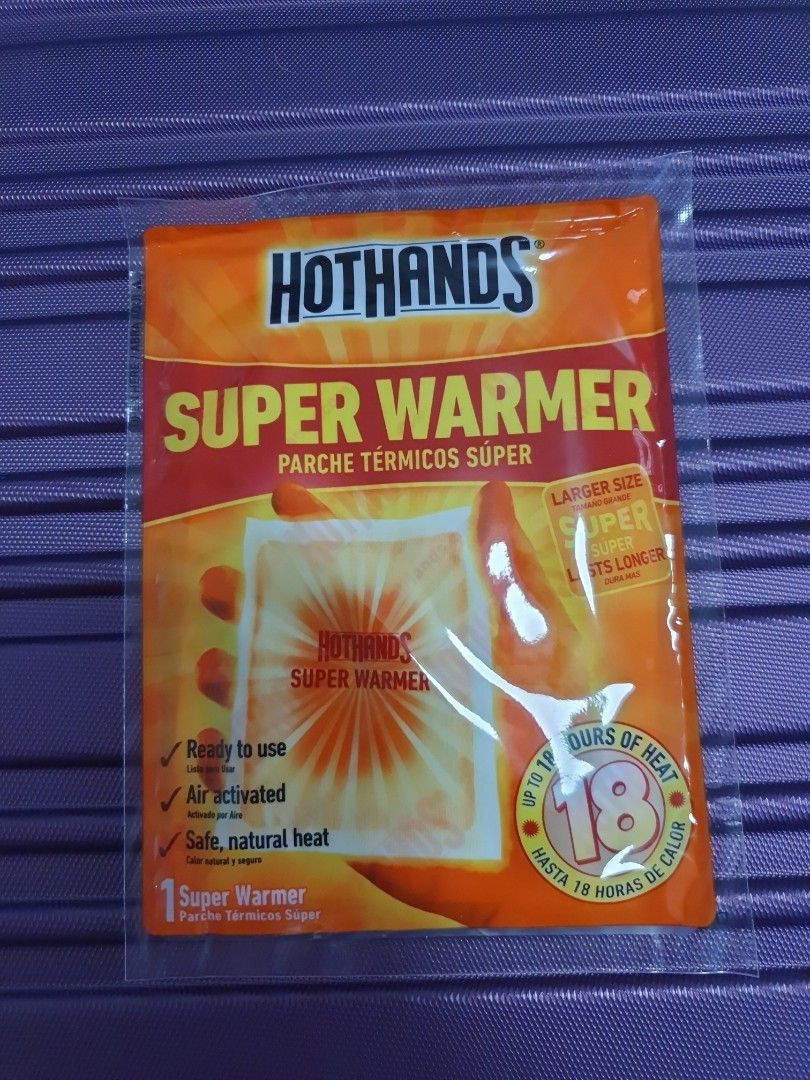 Hothands Super warmer hand warmer heatpad, Hobbies & Toys, Travel ...