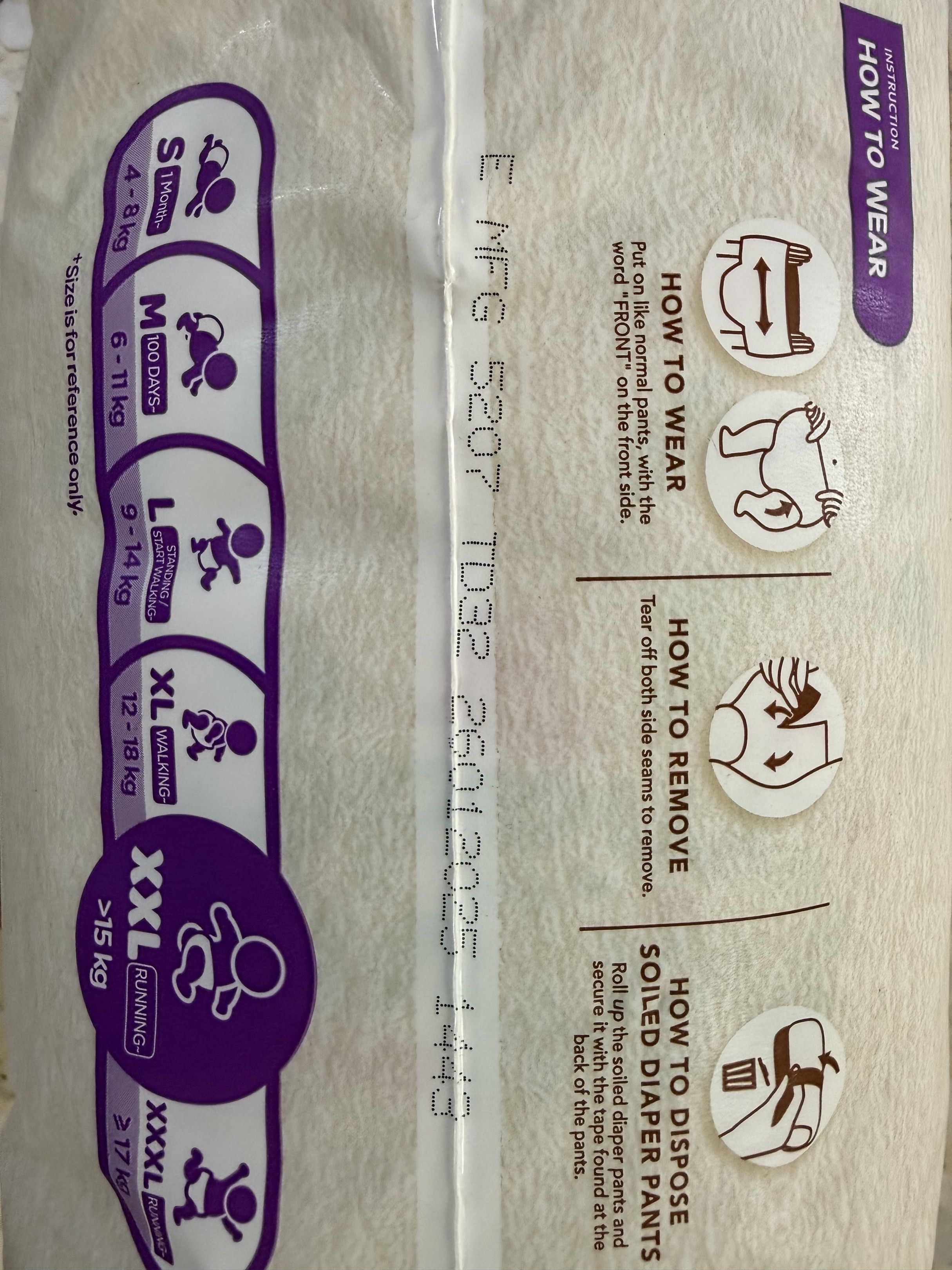 Huggies Nature Made Platinum XXL Pants Diapers, Babies & Kids, Bathing ...