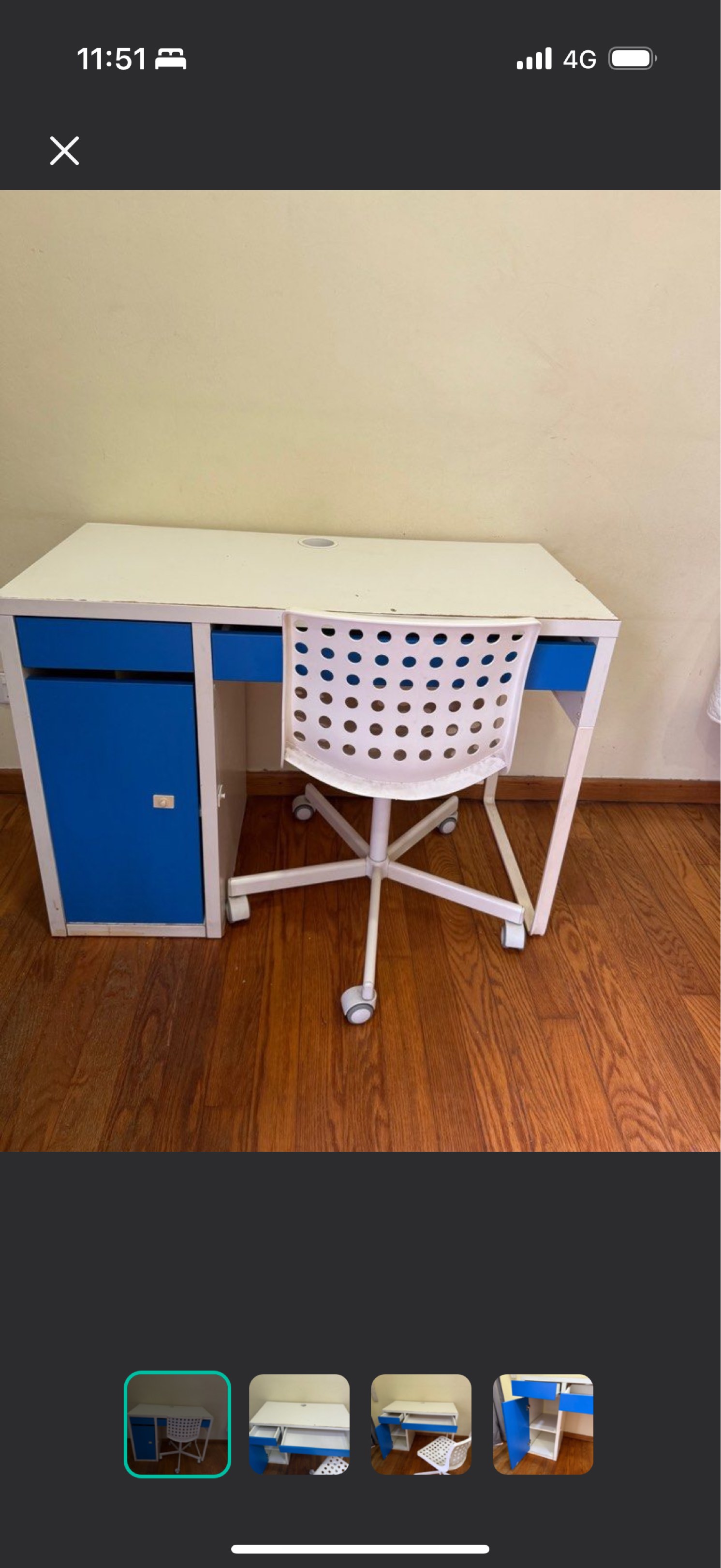 IKEA computer/study table, Furniture & Home Living, Furniture, Tables ...