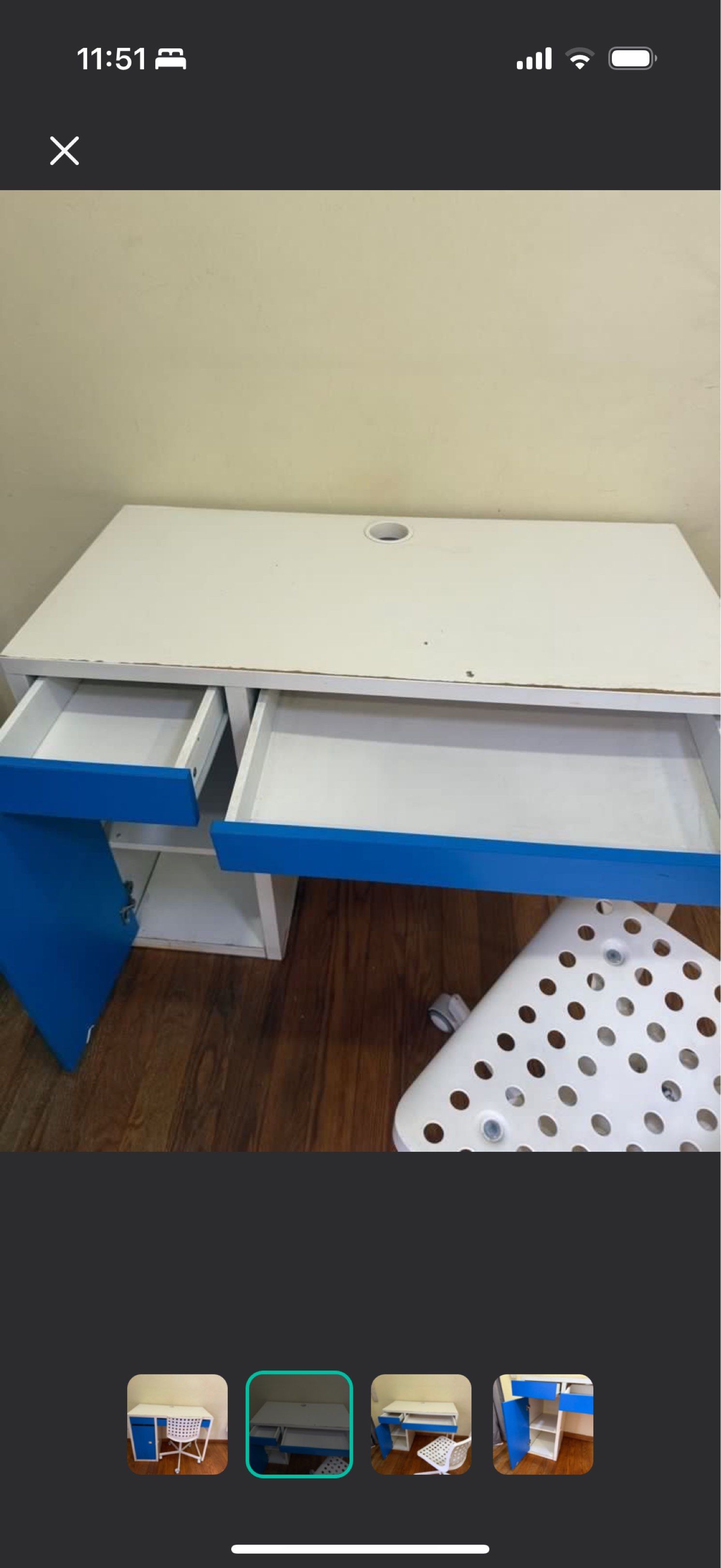 IKEA computer/study table, Furniture & Home Living, Furniture, Tables ...