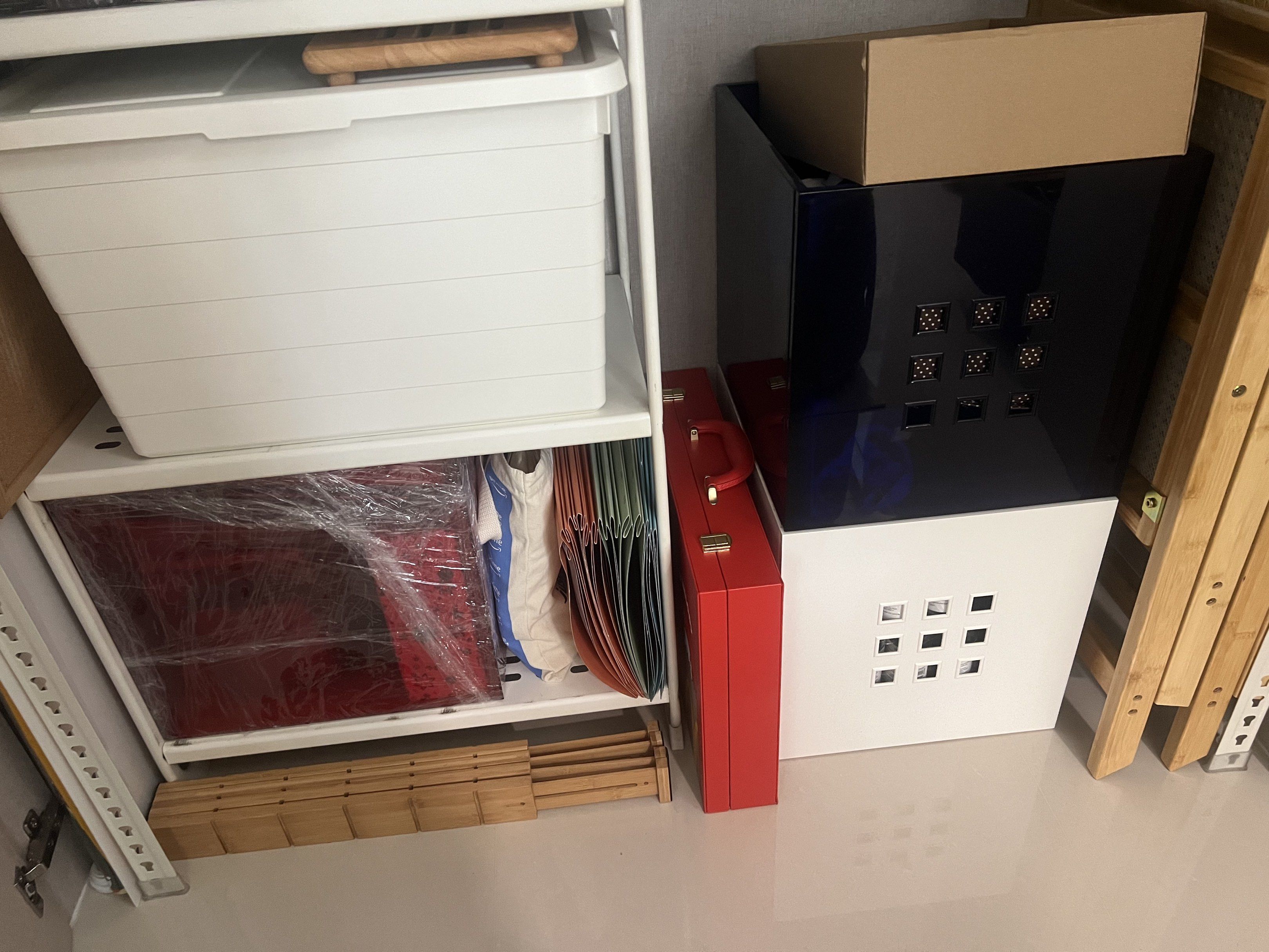 IKEA Storage Cube - Red and Blue (Kallax), Furniture & Home Living ...