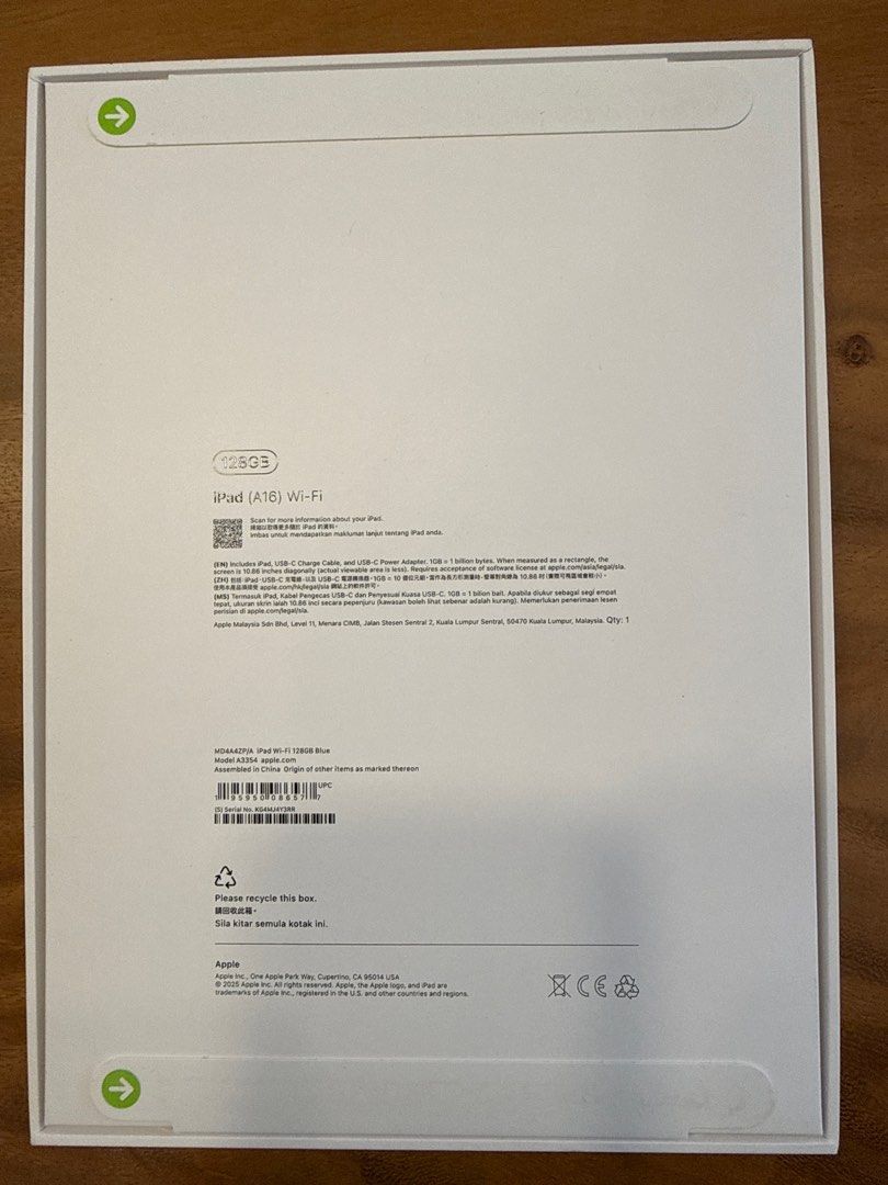 iPad 11" (A16) WiFi (2025) Blue 128GB, Mobile Phones & Gadgets, Tablets ...