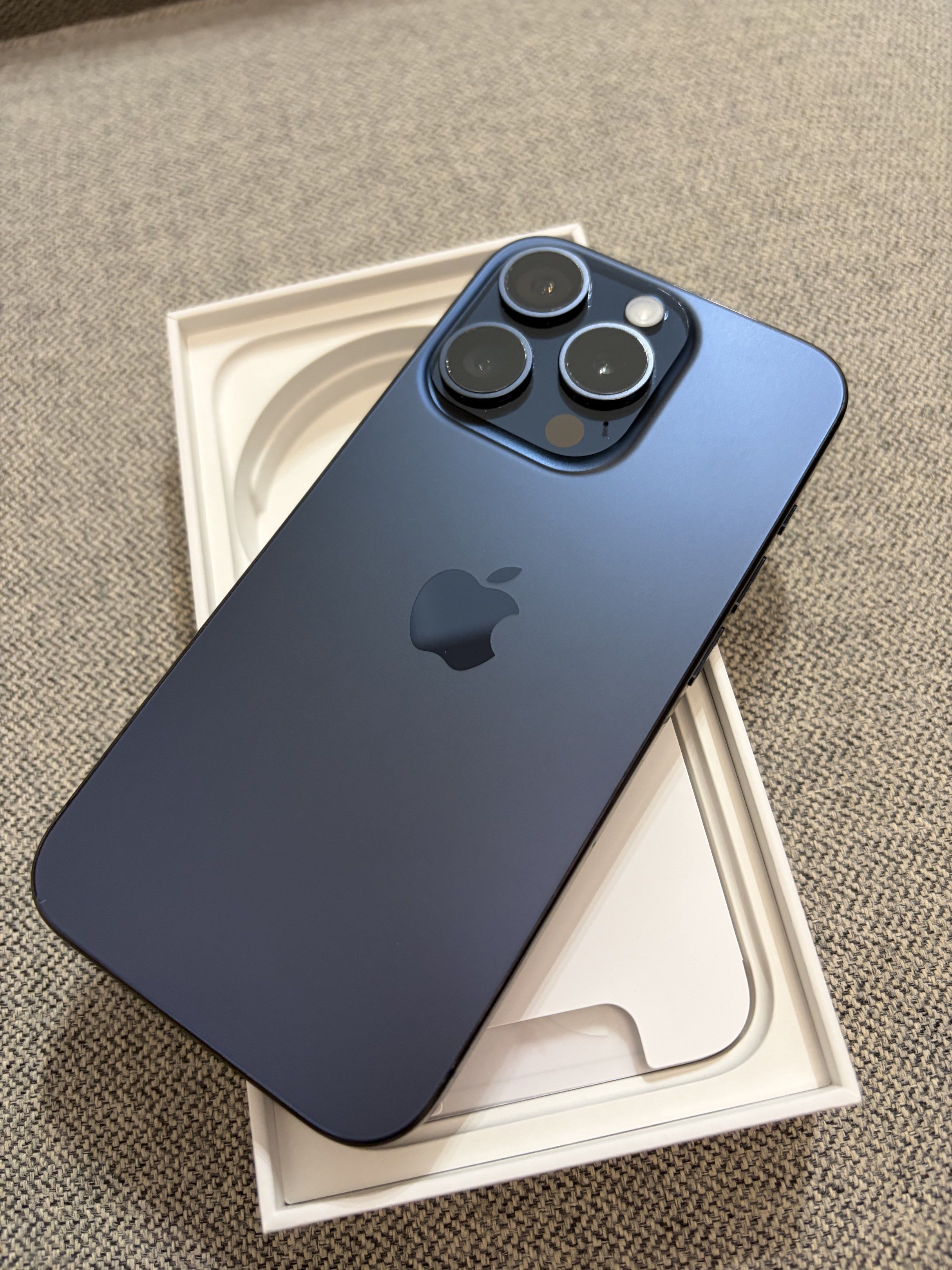 iPhone 15 Pro Blue Titanium 256GB, Mobile Phones & Gadgets, Mobile ...