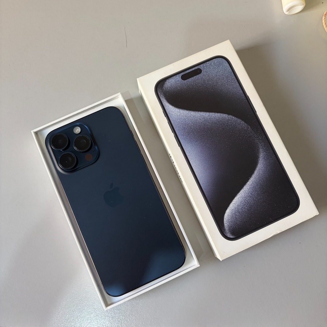 iPhone 15 Pro Max 256GB Blue Titanium, Mobile Phones & Gadgets, Mobile ...