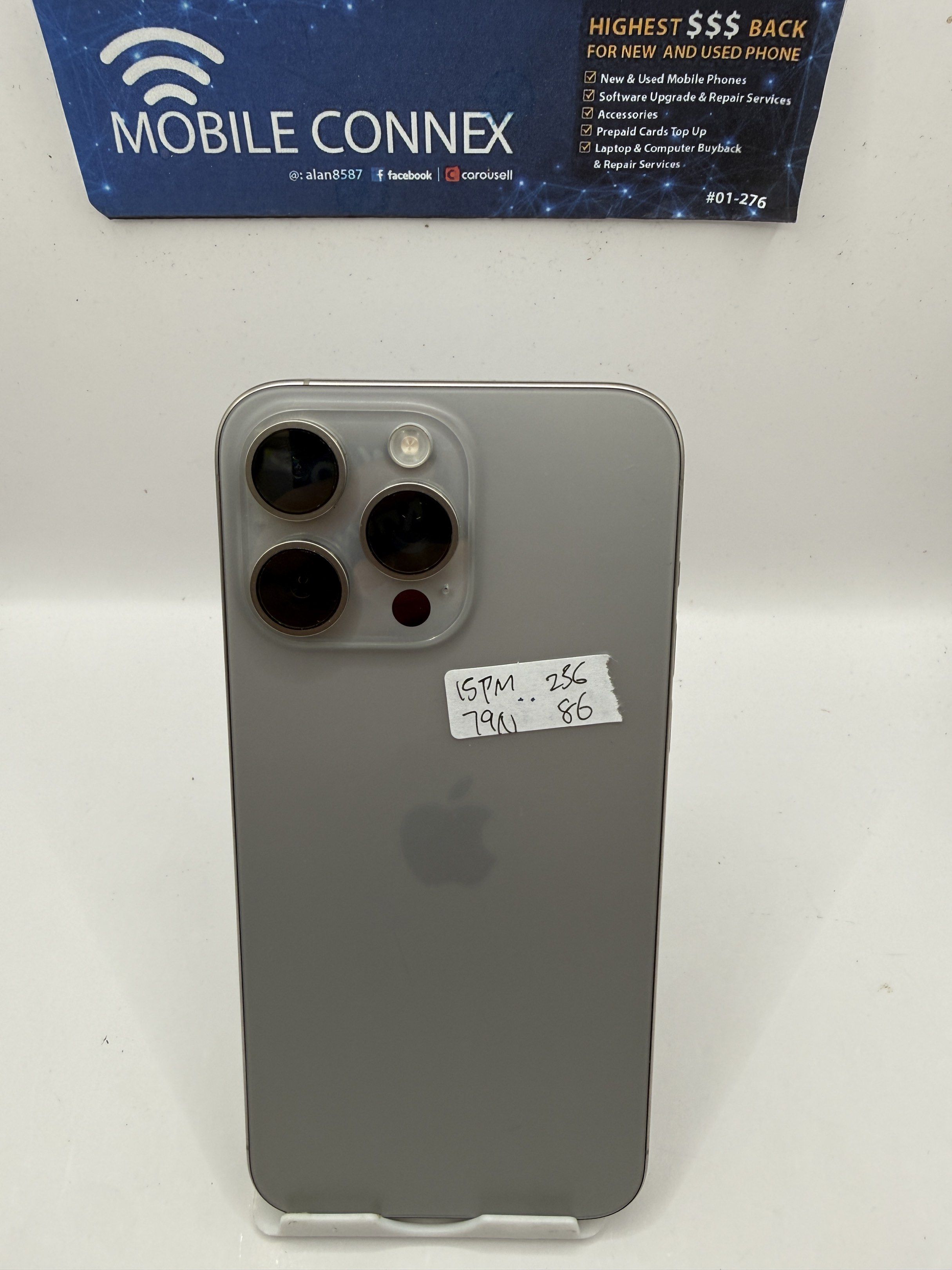 iPhone 15 Pro Max 256GB Natural Titanium, Mobile Phones & Gadgets ...