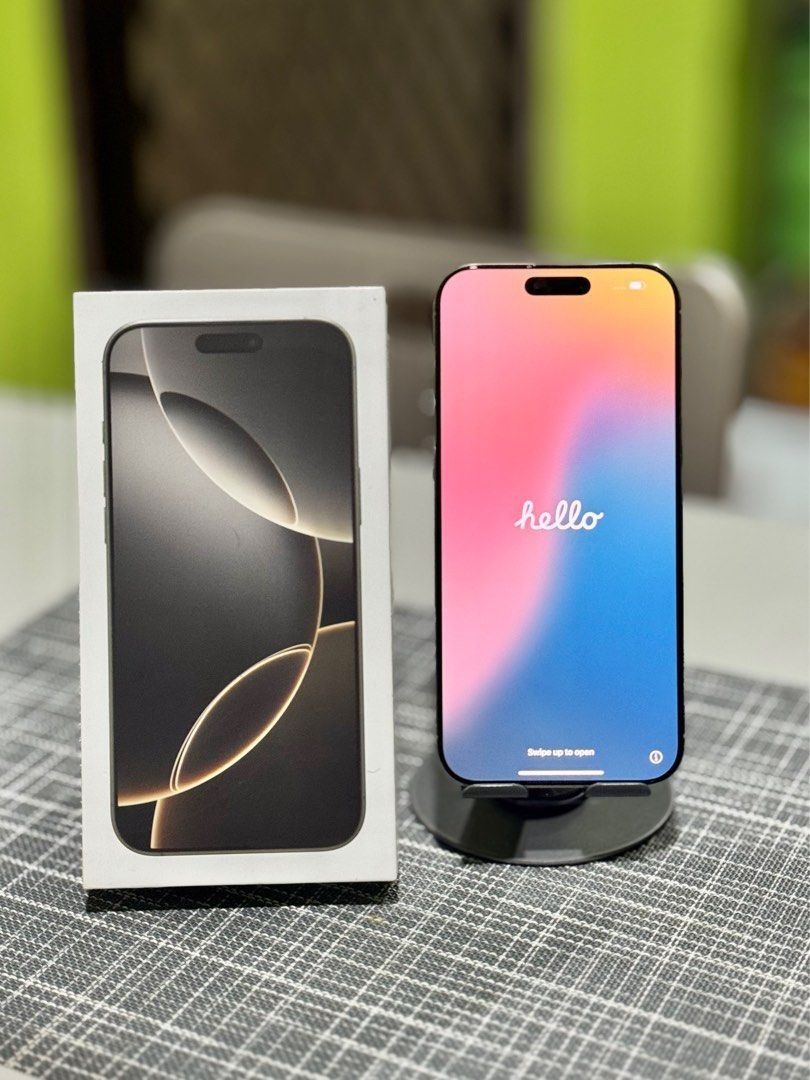 iPhone 16 Pro Max 256gb Natural Titanium Factory Unlocked, Mobile ...