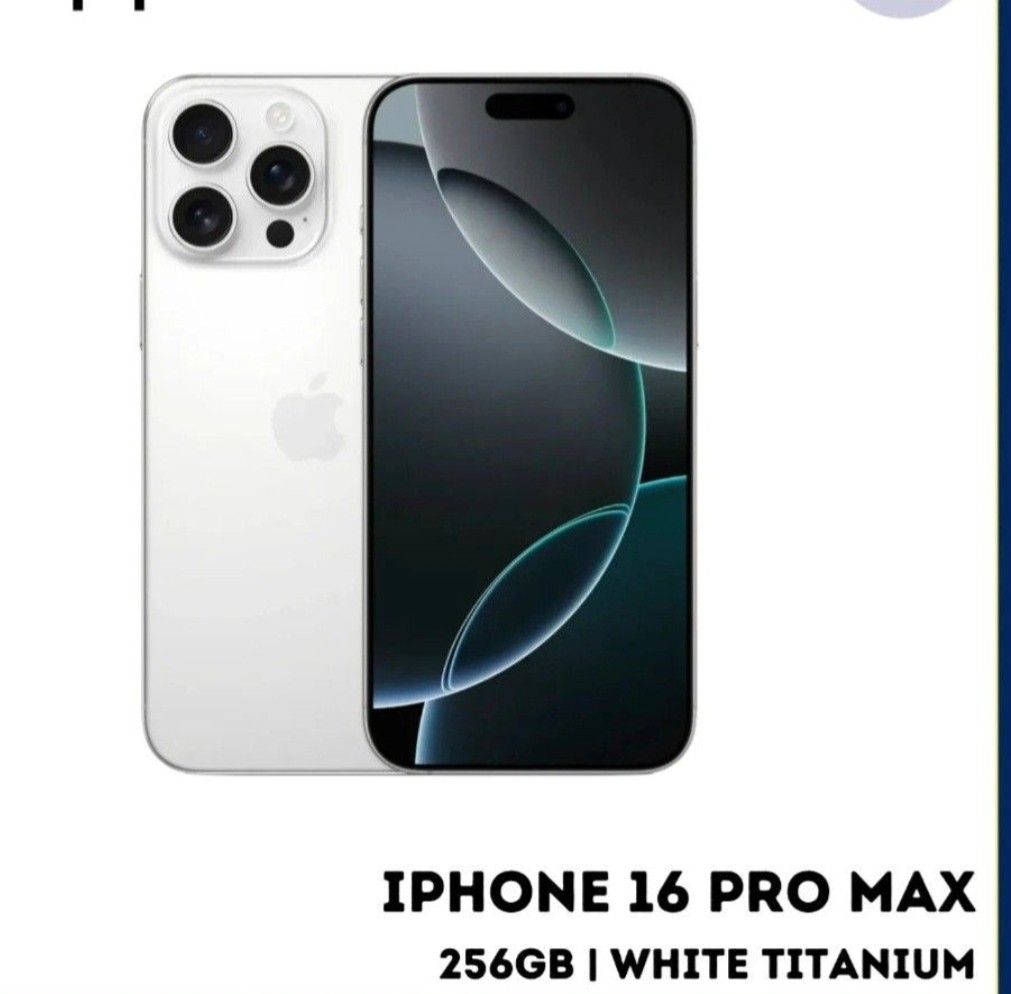 iPhone 16 Pro Max 256GB White Titanium, Mobile Phones & Gadgets, Mobile ...