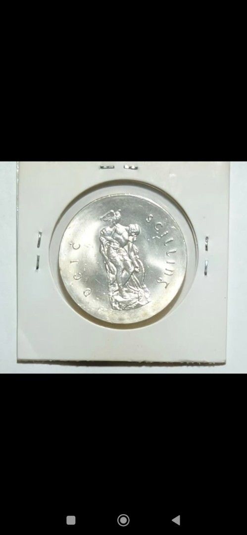 Ireland silver 10 shillings 1966 commemorative coin Easter uprising ...