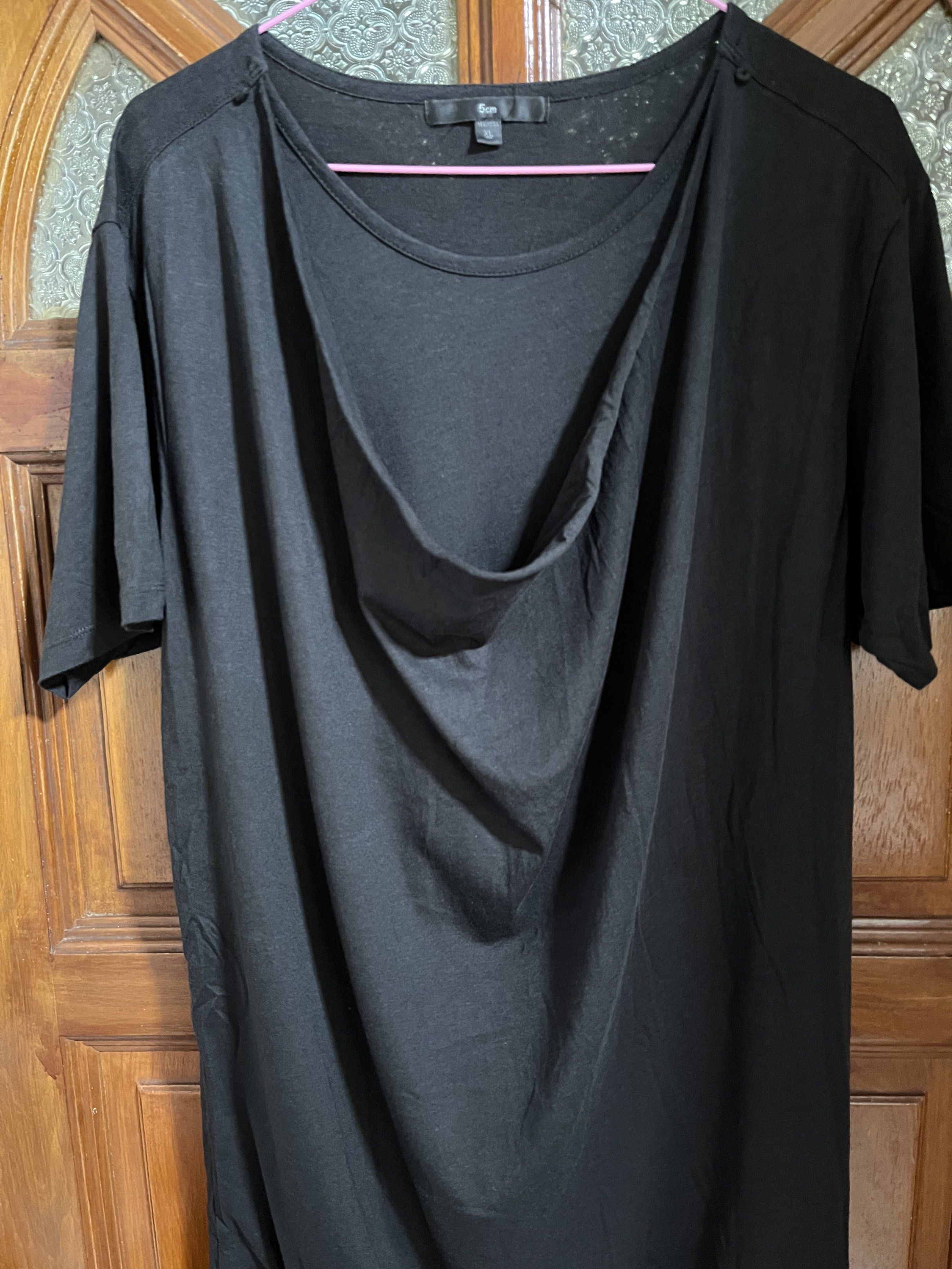 I.T 5 Five CM Drape layered T-Shirt, Korean K-pop style, Men's Fashion ...