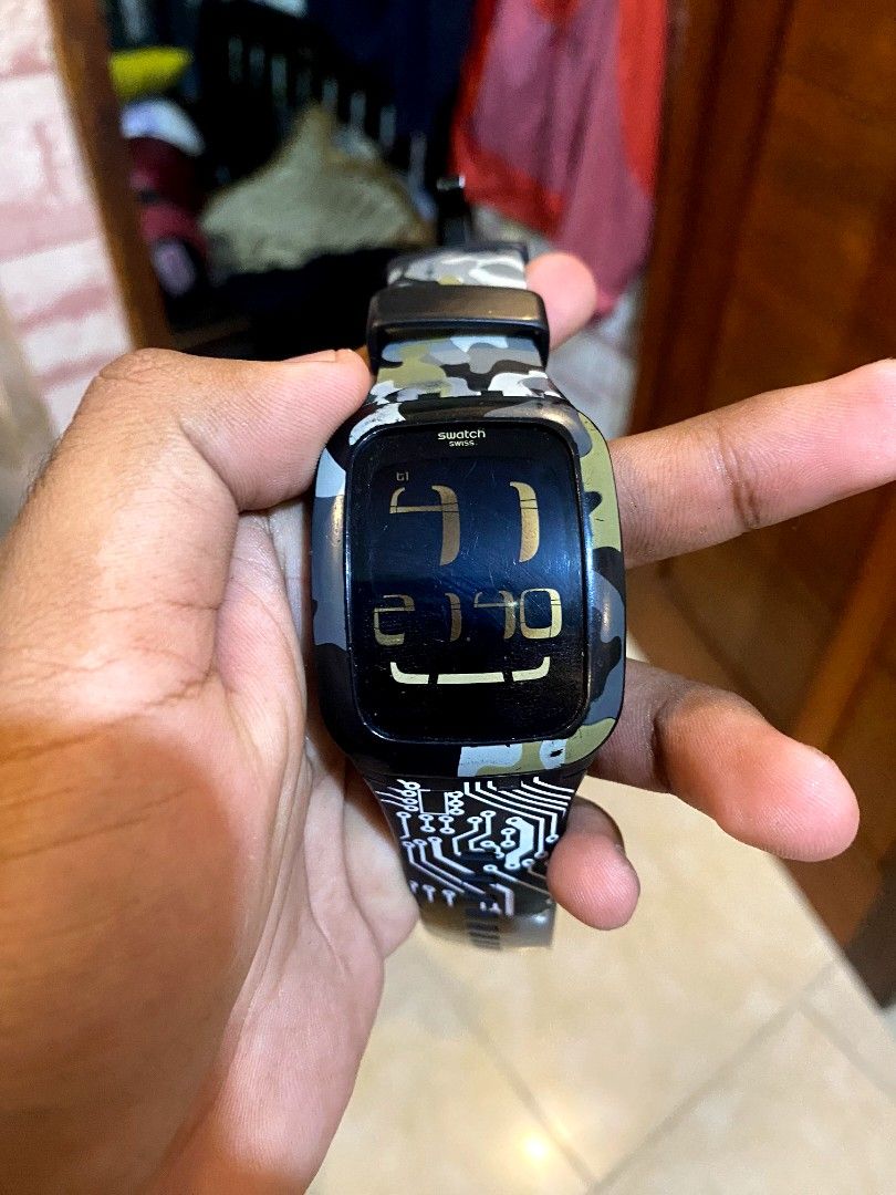 Jam tangan swatch touch screen,orient tank vintage,alba seiko digital ...