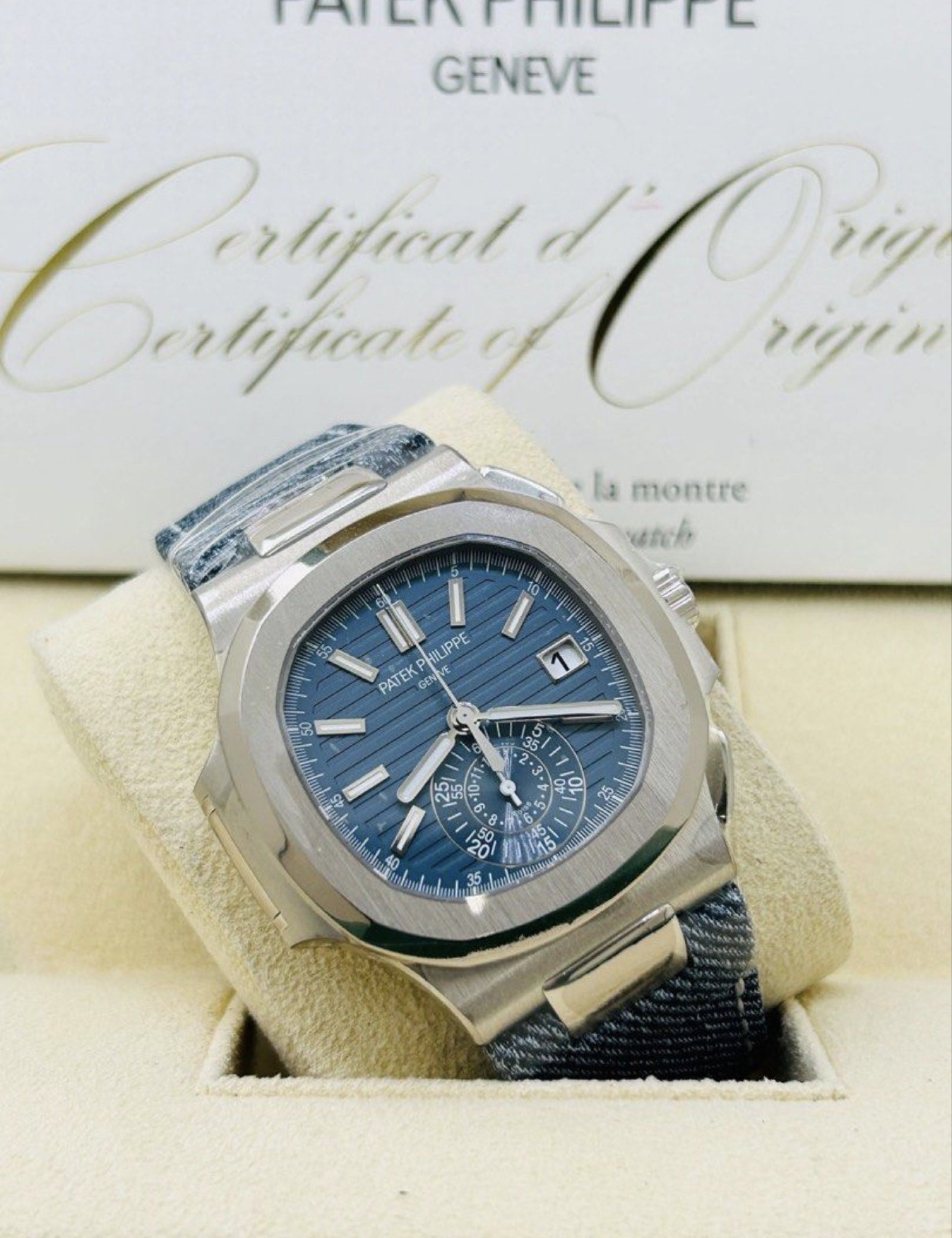 JAN2026 Patek Philippe 5980/60G Nautilus White Gold Full Set, Luxury ...