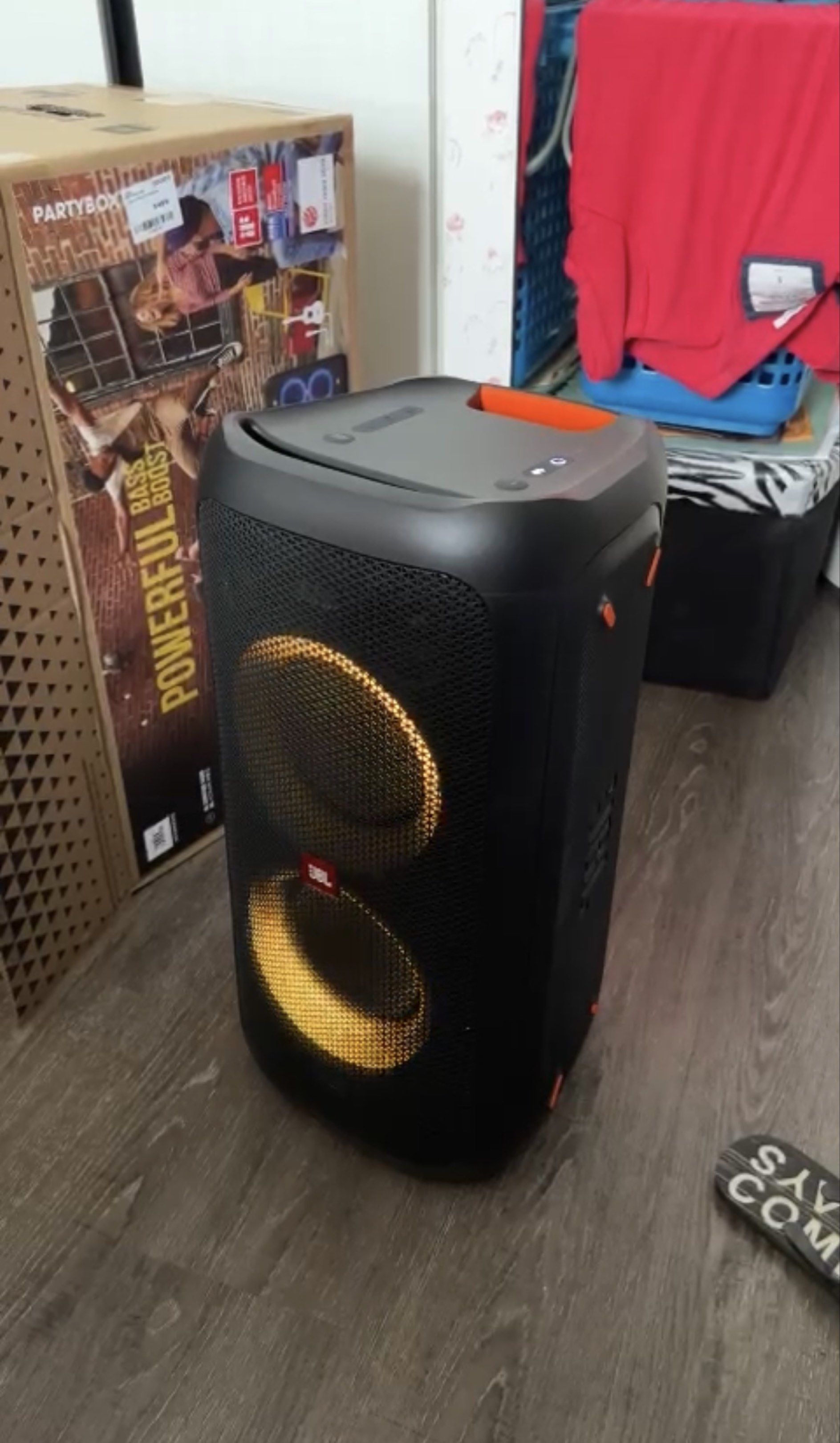 JBL PartyBox 100 - Powerful Bass Boost Speaker, Audio, Soundbars ...