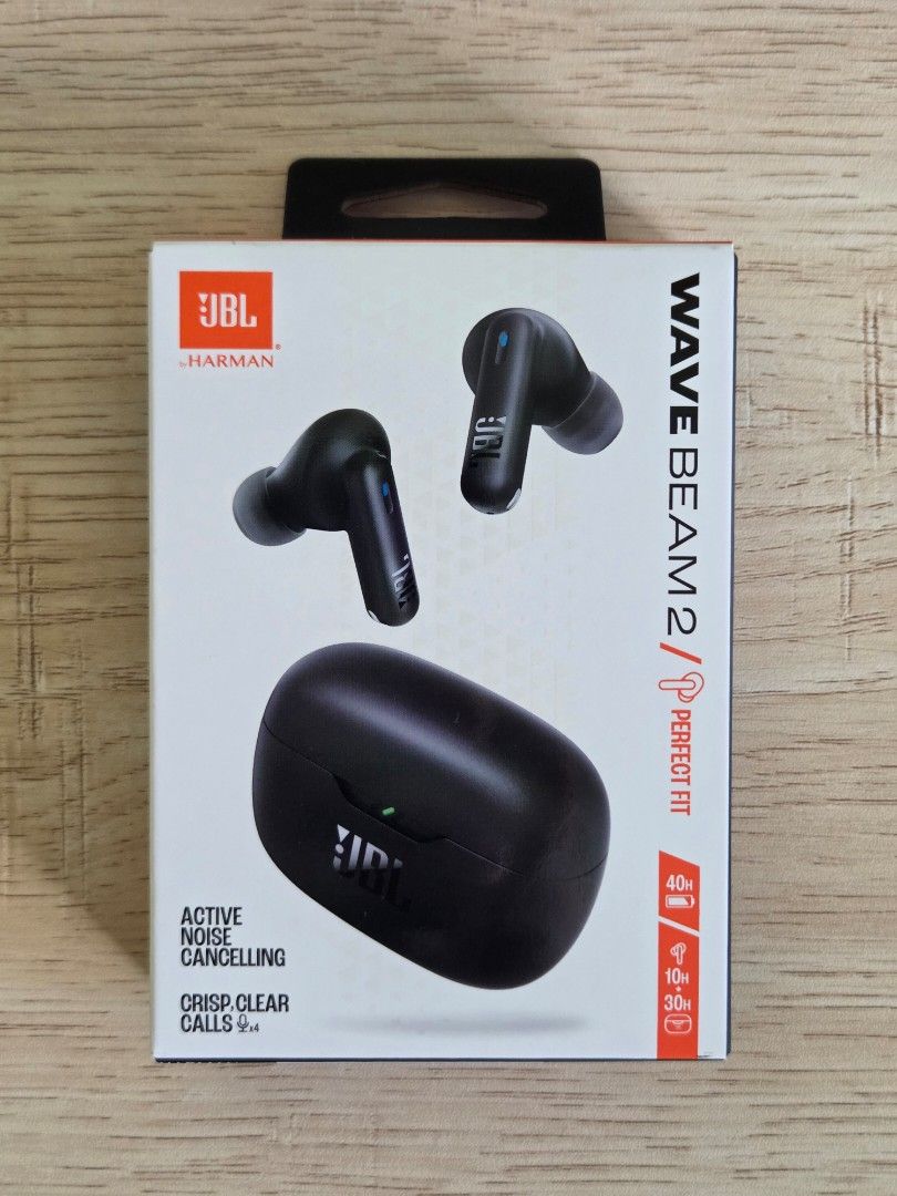 JBL Wave Beam 2 - Active Noise Cancelling Earbuds, Audio, Earphones on ...