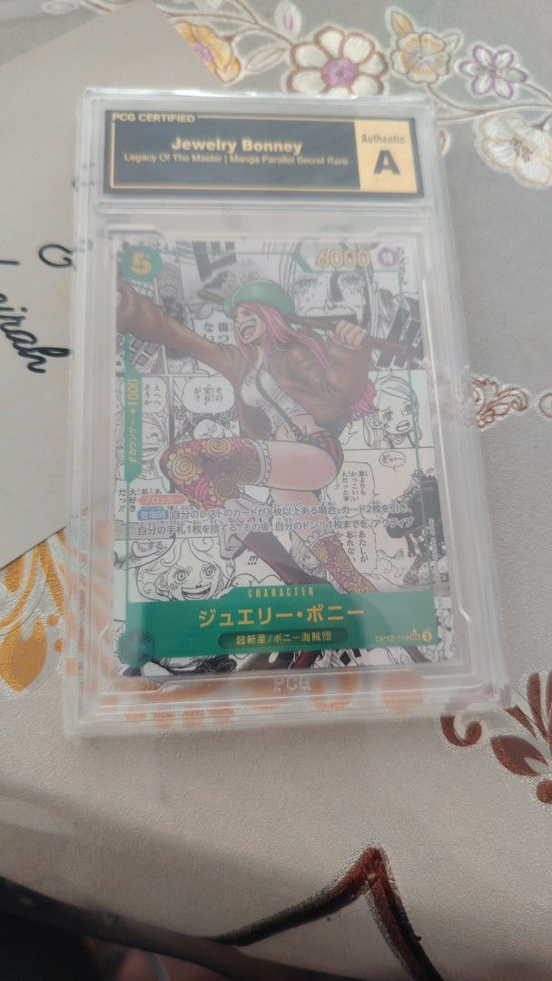 Jewelry Bonney Manga Parallel Rare Trading Card, Hobbies & Toys, Toys ...