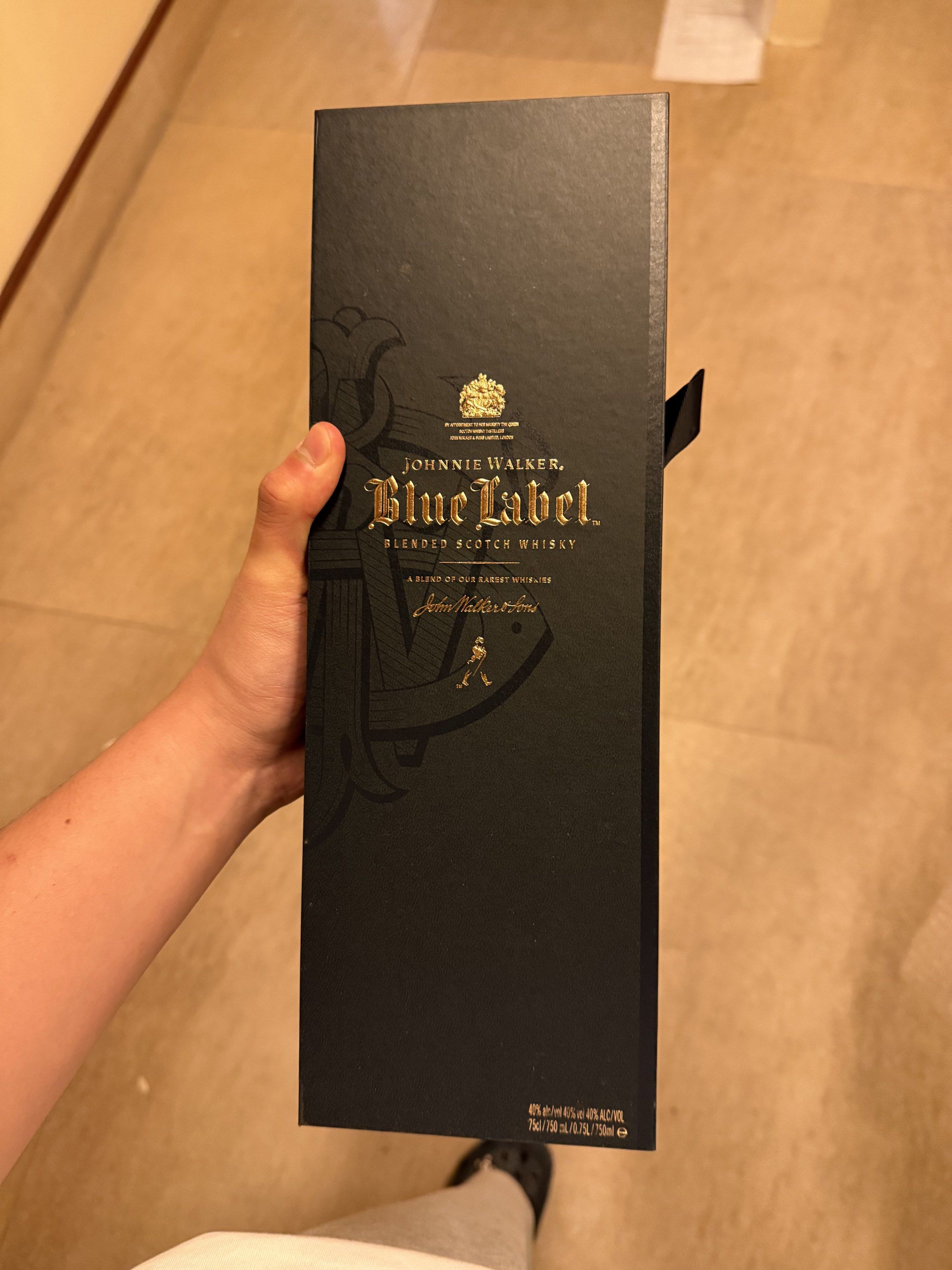 Johnnie Walker Blue Label Blended Scotch Whisky, Food & Drinks ...