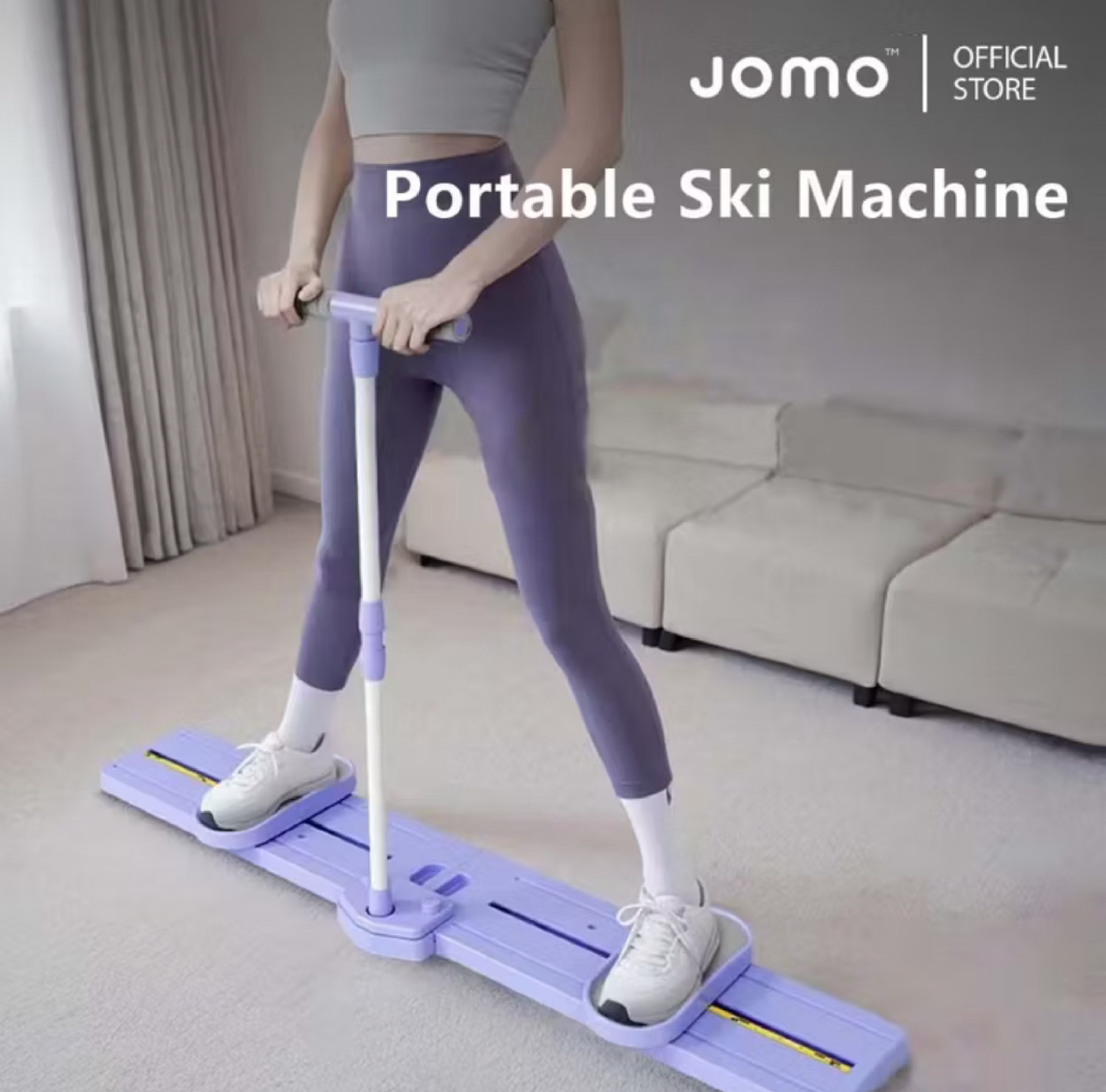 Jomo Portable Ski Machine - Home Workout, Sports Equipment, Exercise ...