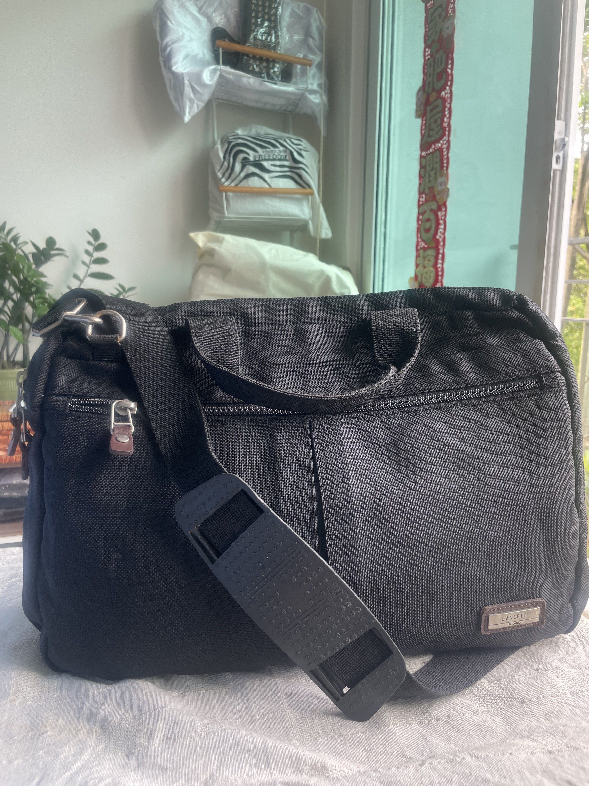 Lancetti Milano Black Laptop Bag, Computers & Tech, Parts & Accessories ...