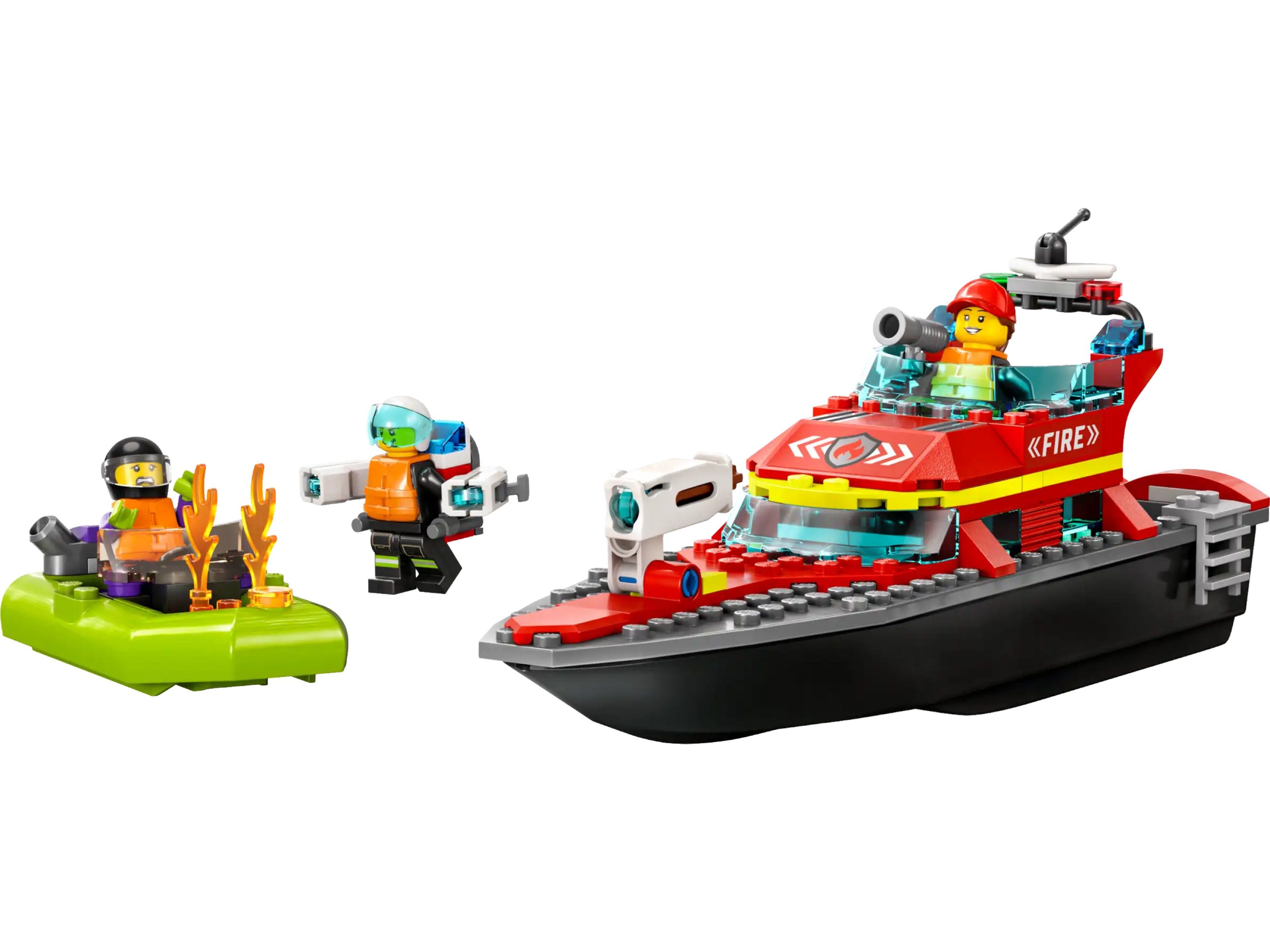 Lego City Fire Rescue Boat 60373, Hobbies & Toys, Toys & Games on Carousell