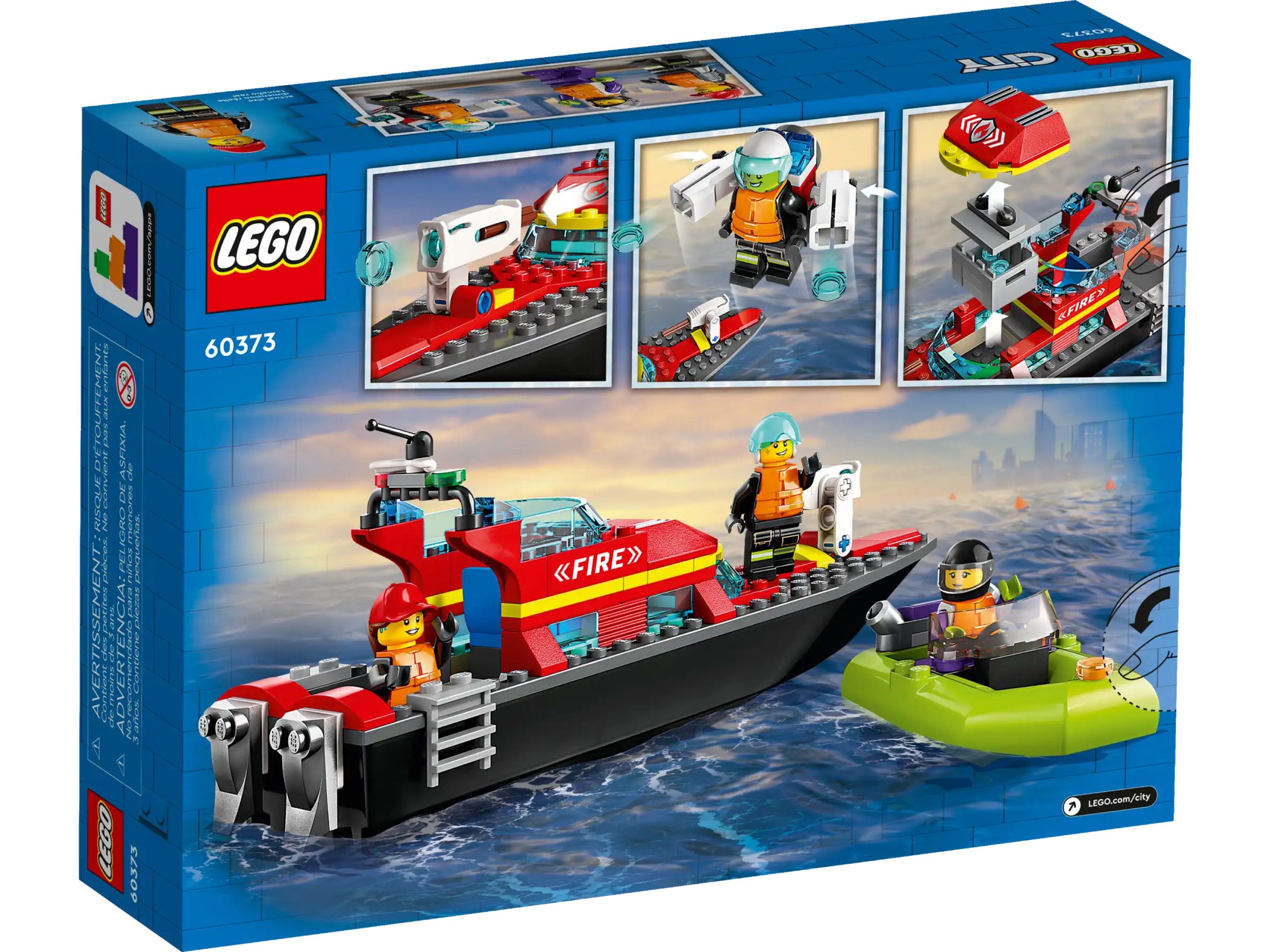 Lego City Fire Rescue Boat 60373, Hobbies & Toys, Toys & Games on Carousell