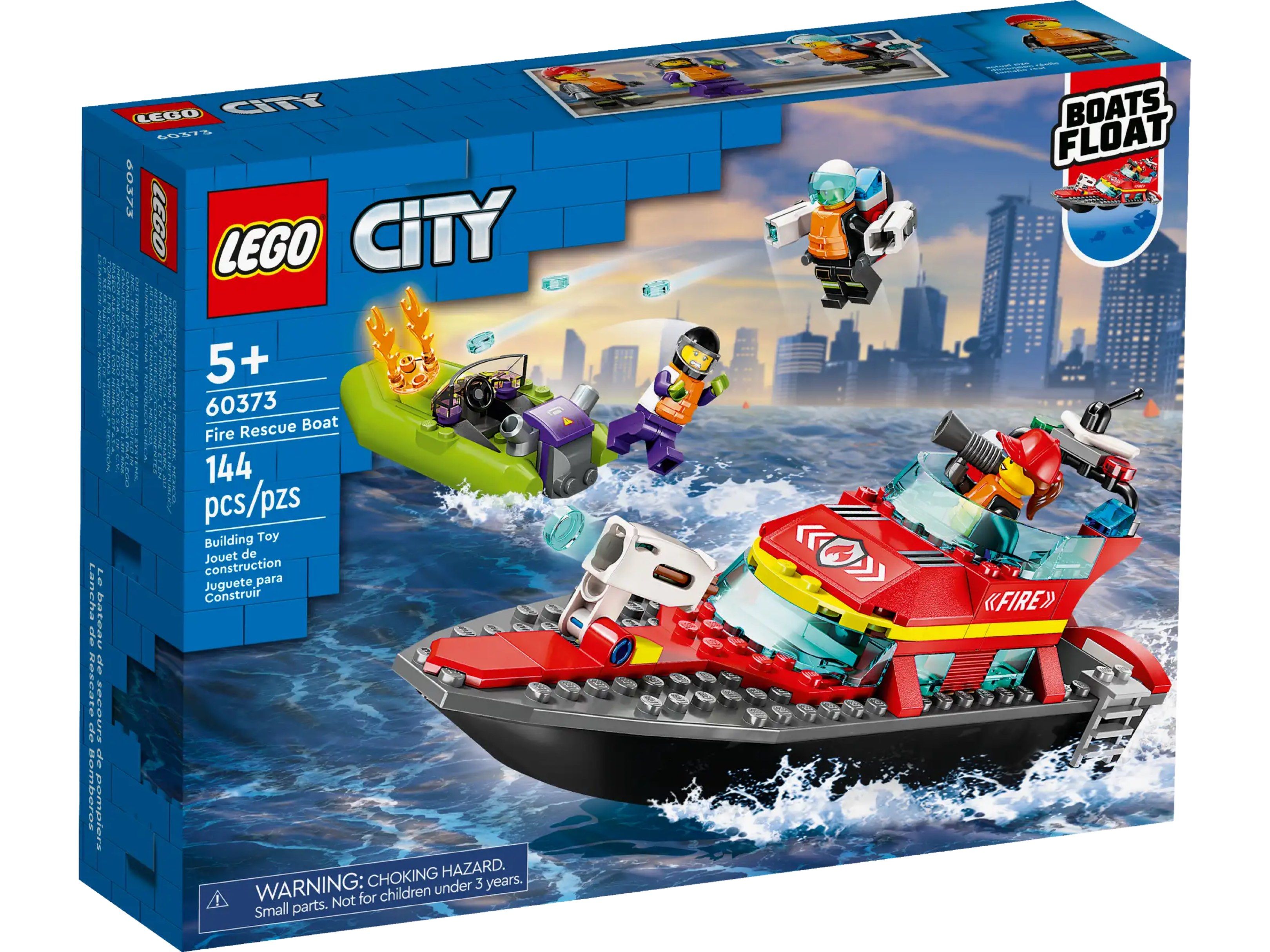 Lego City Fire Rescue Boat 60373, Hobbies & Toys, Toys & Games on Carousell