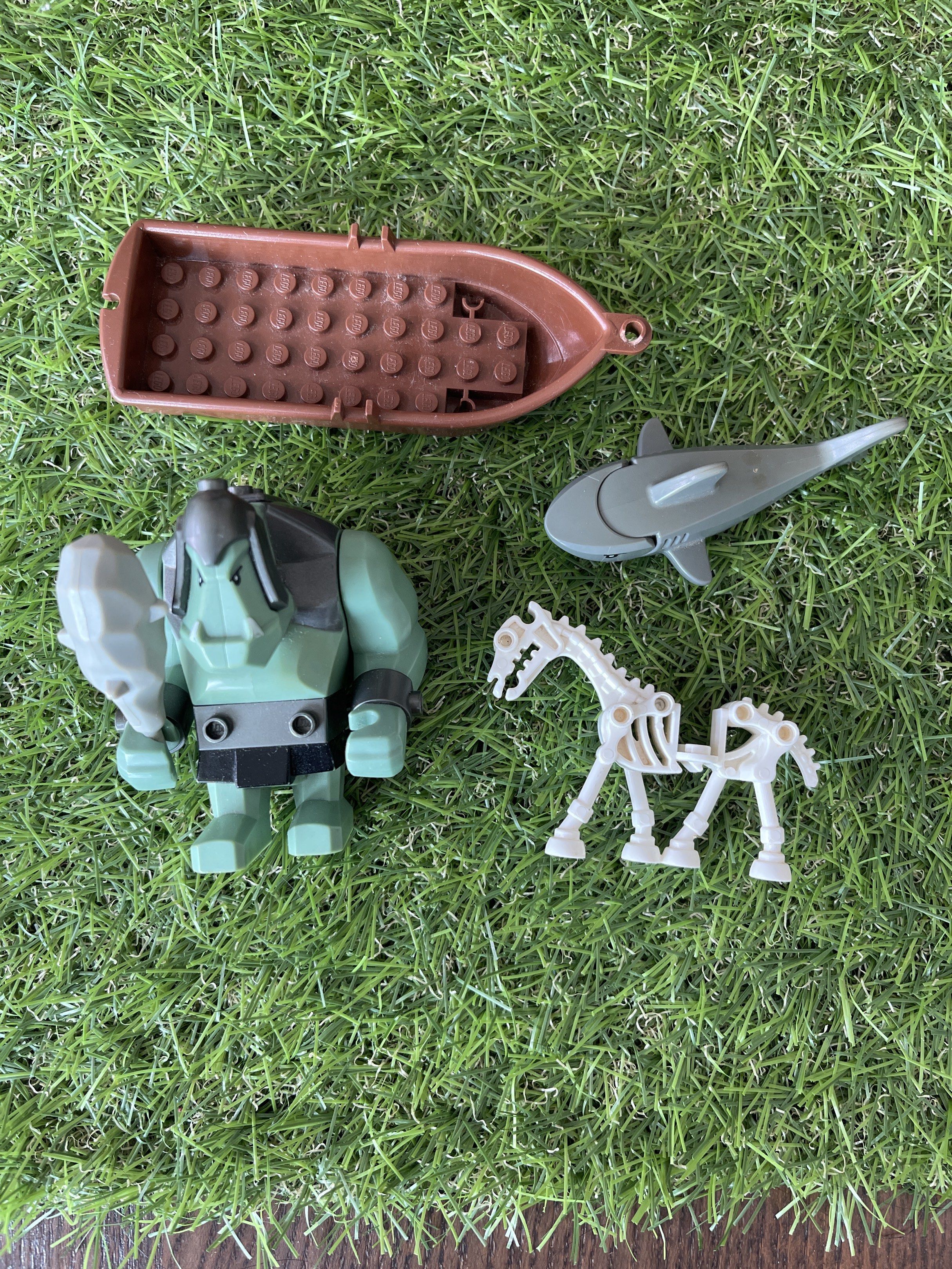 Lego Minifigures - Boat, Shark, Orc, Skeleton Horse, Hobbies & Toys ...