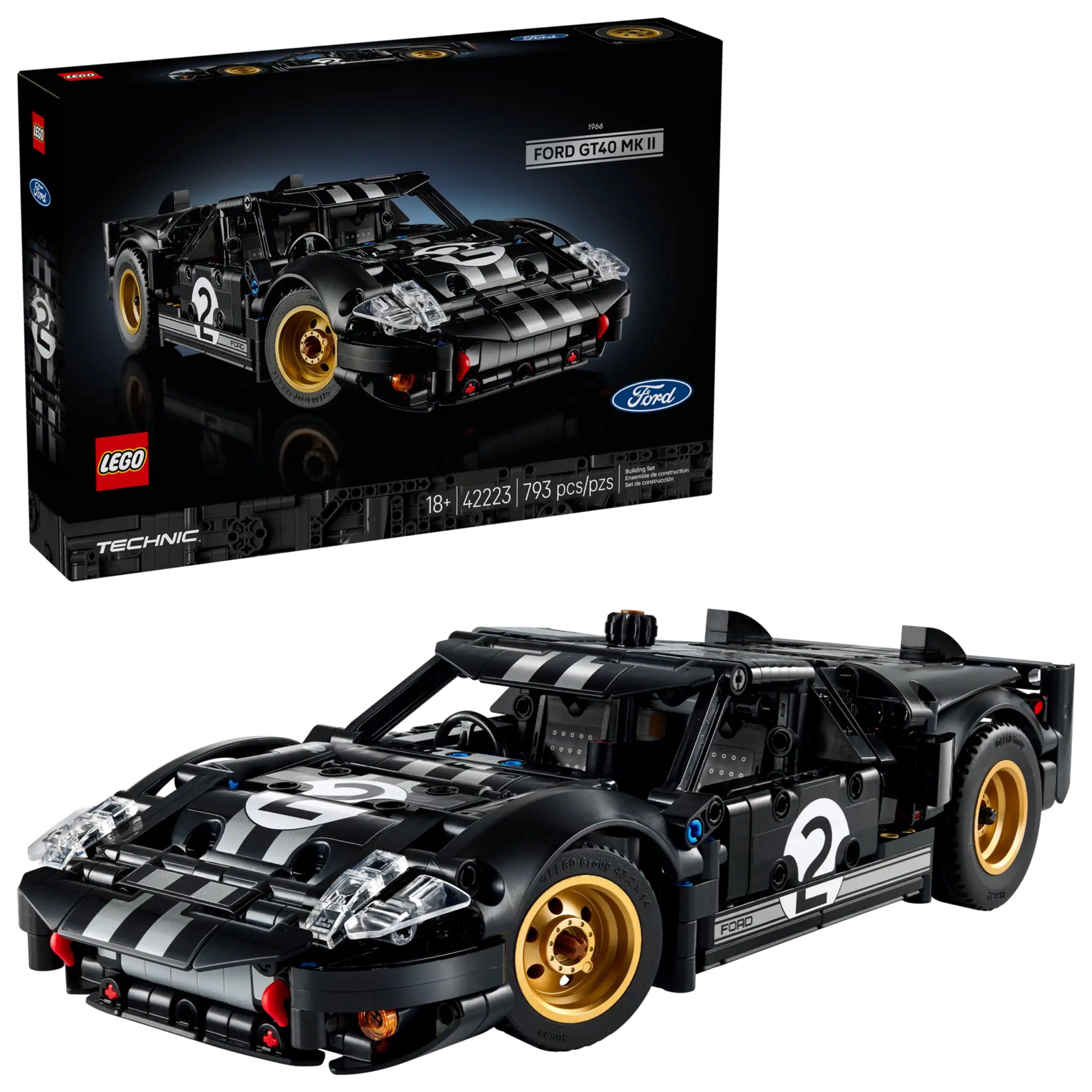 Lego Technic 1966 Ford GT40 Mk II 42223, Hobbies & Toys, Toys & Games ...