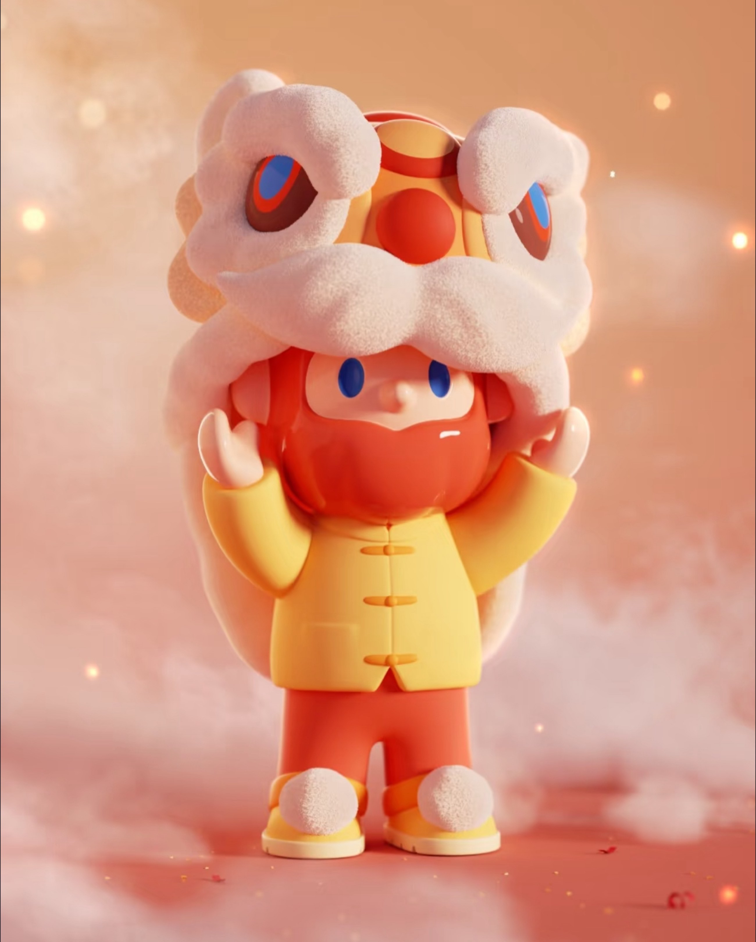 Lion Dance Farmer Bob 300%, Hobbies & Toys, Toys & Games on Carousell