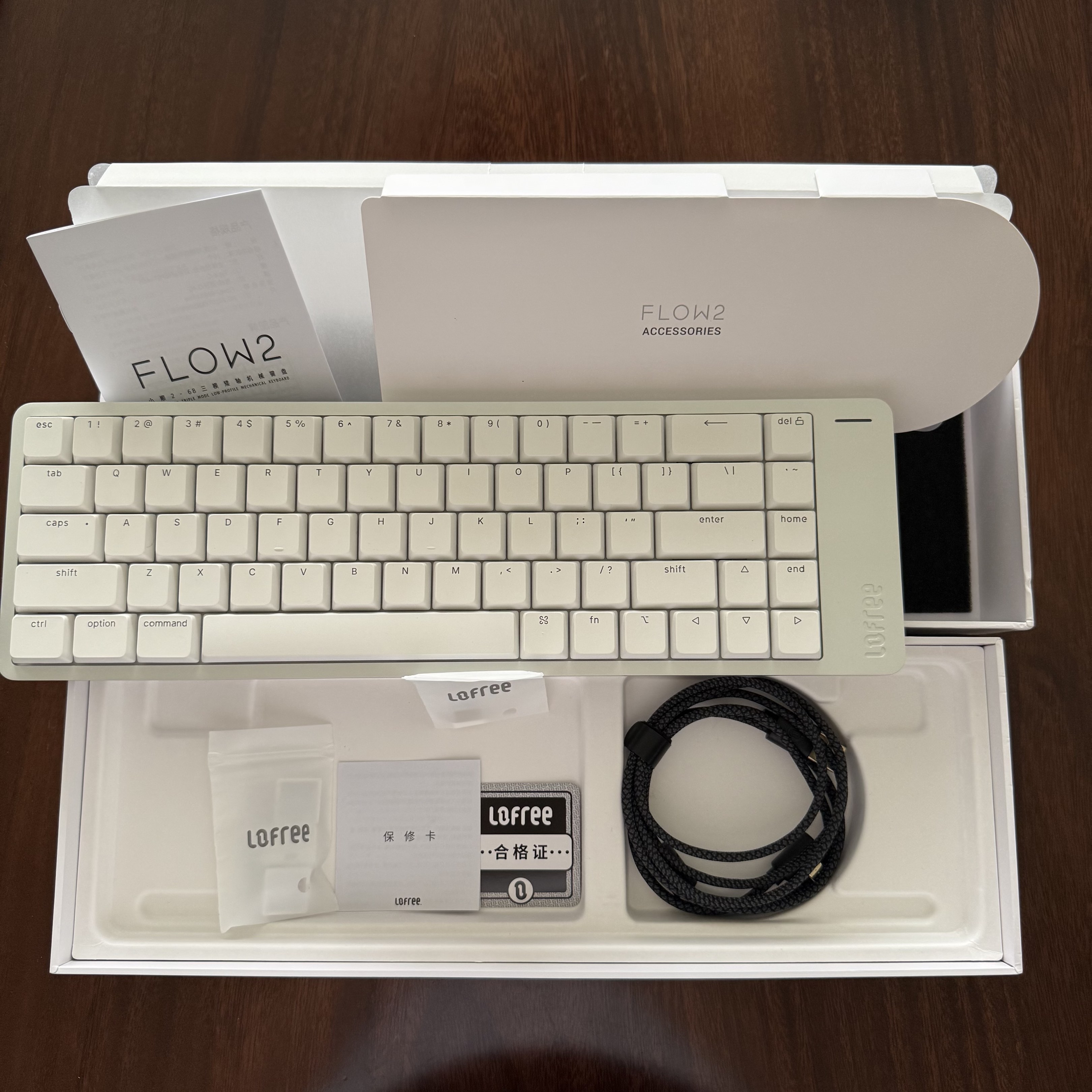Lofree Flow 2 Mechanical Keyboard - Silver Void Switches, Computers ...