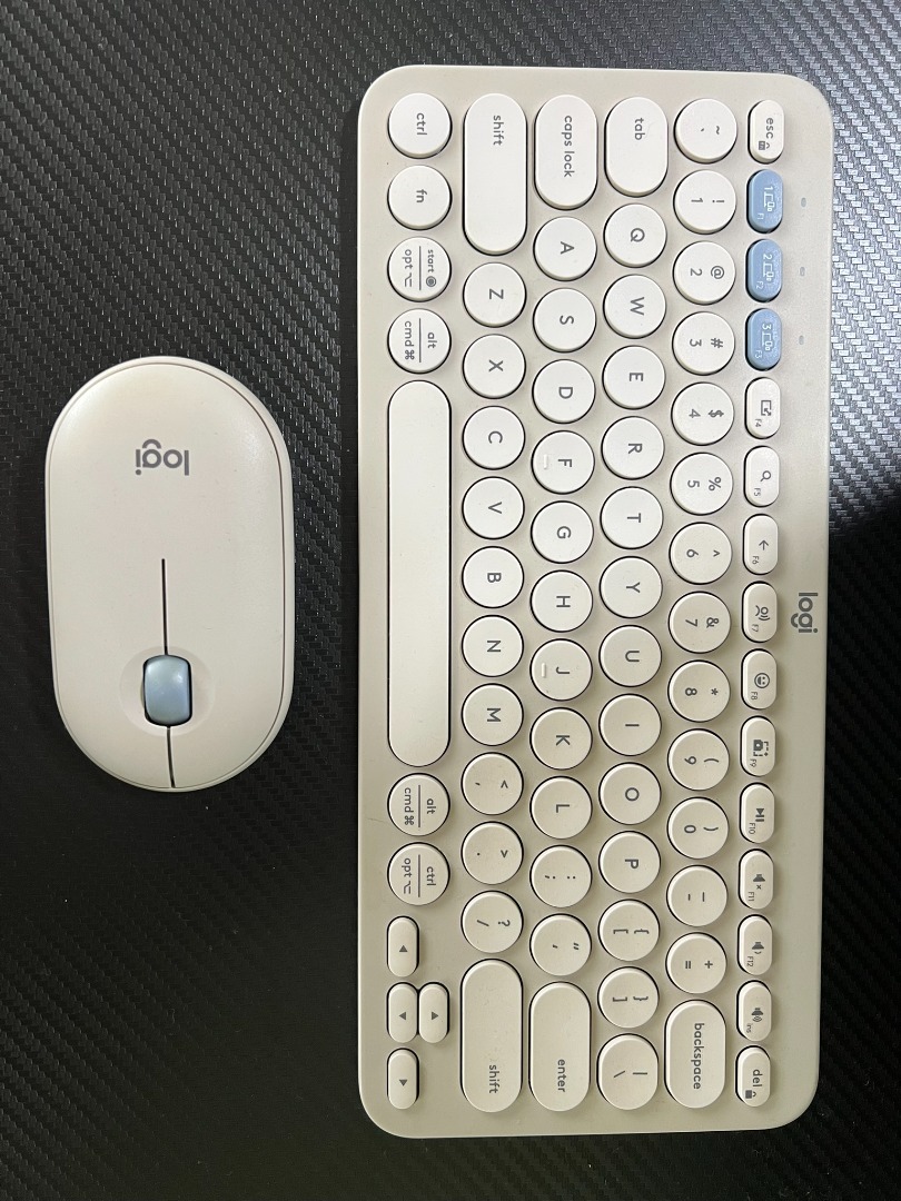 Logitech Pebble Keys 2 K380s Keyboard and Mouse Set, Computers & Tech ...