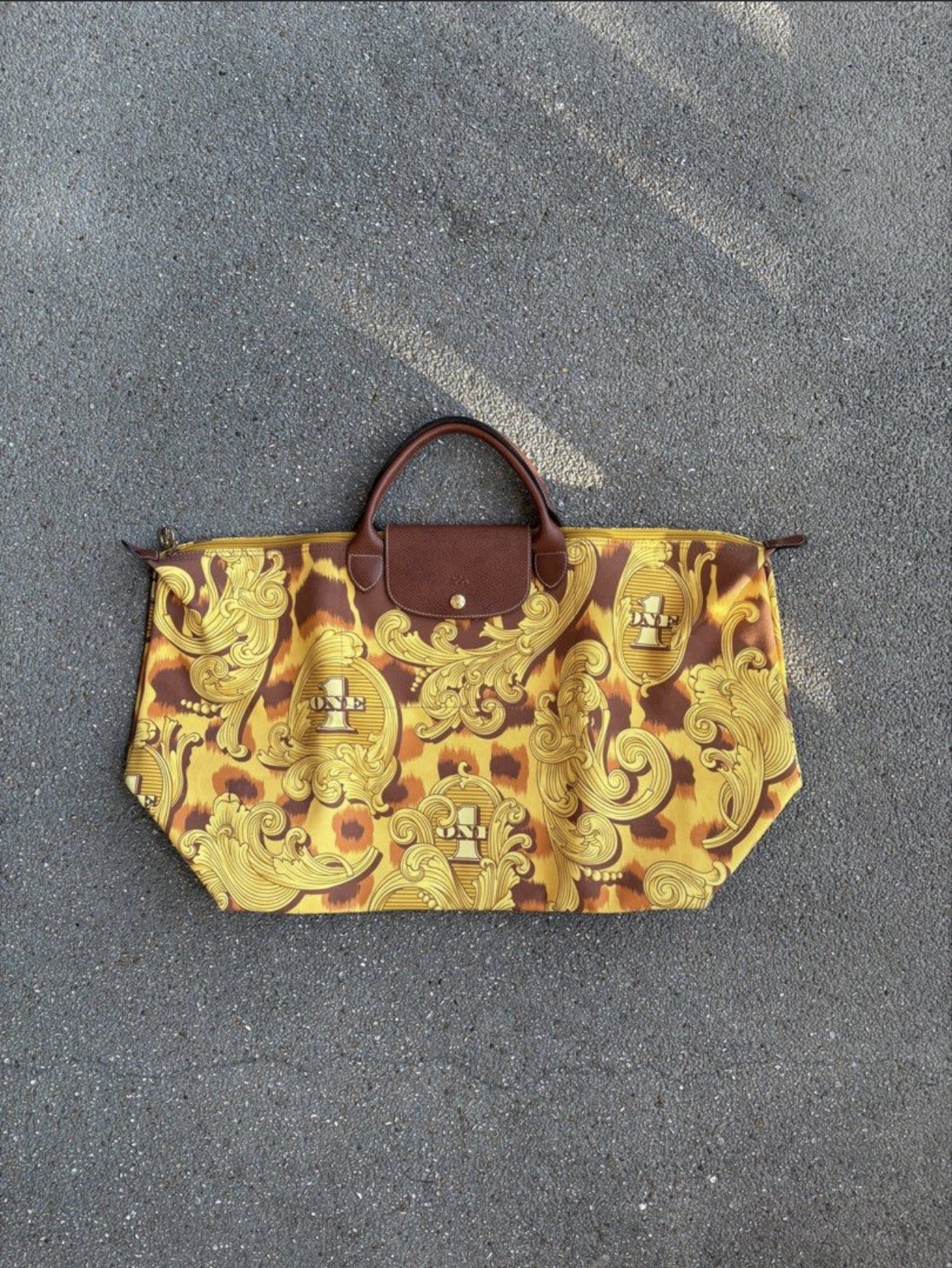 Longchamp x Jeremy Scott Le Pliage Tote Bag, Luxury, Bags & Wallets on ...