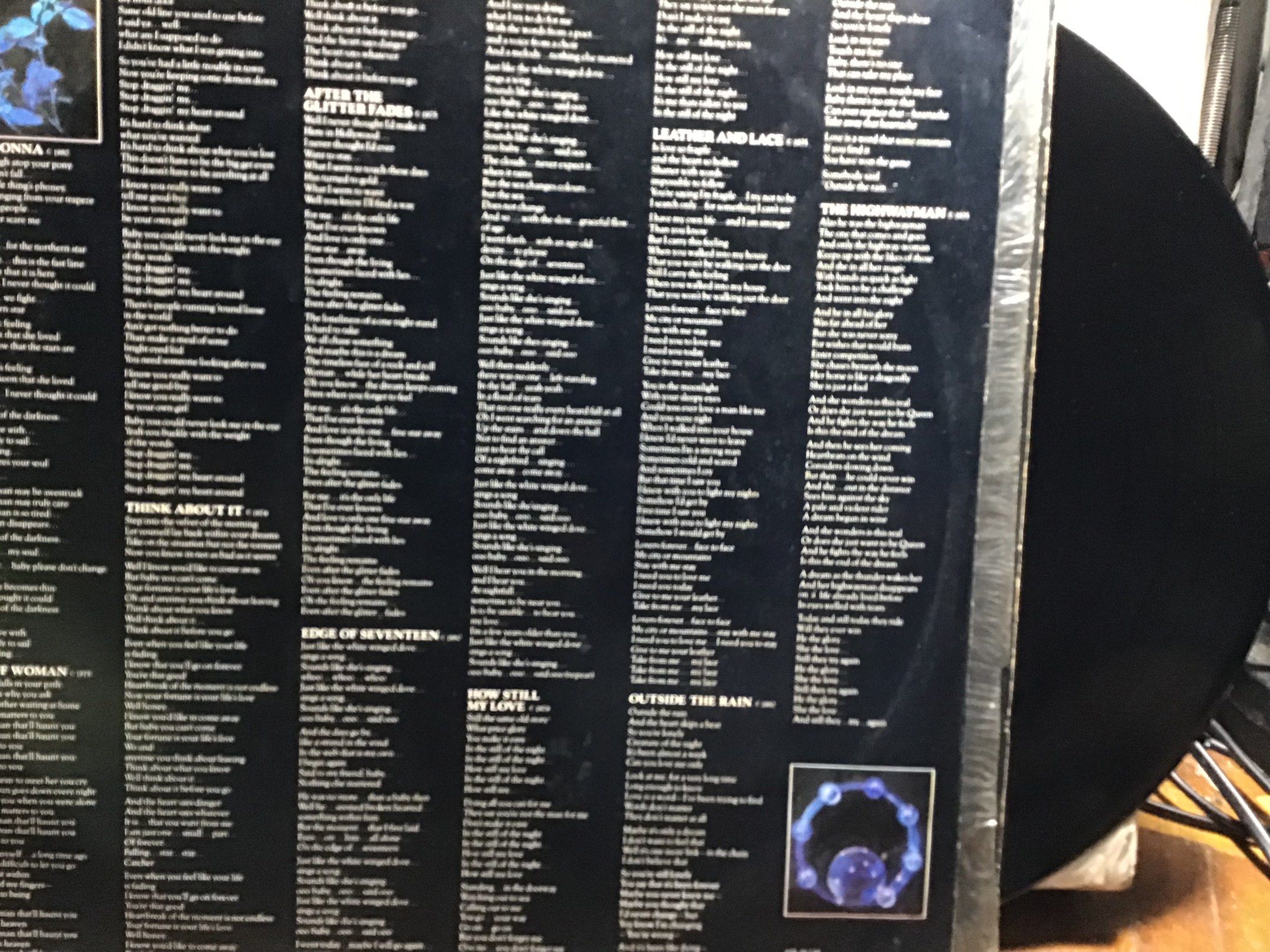 LP Stevie Nicks (Fleetwood Mac) - Bella Donna OOP VINTAGE VINYL RECORD ...