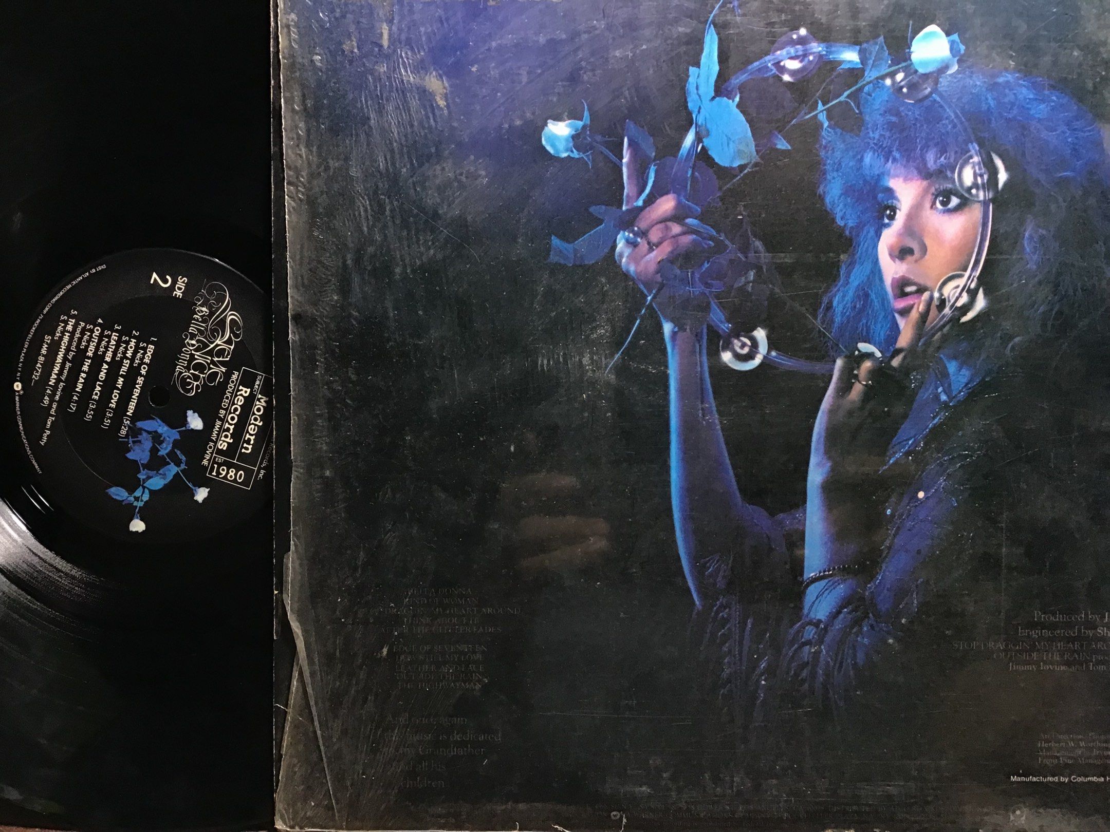 LP Stevie Nicks (Fleetwood Mac) - Bella Donna OOP VINTAGE VINYL RECORD ...