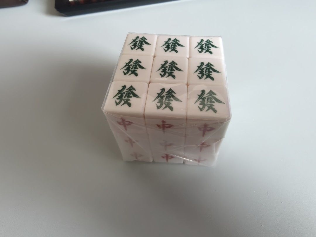 Mahjong Rubik's cube Huat Huat, Hobbies & Toys, Toys & Games on Carousell