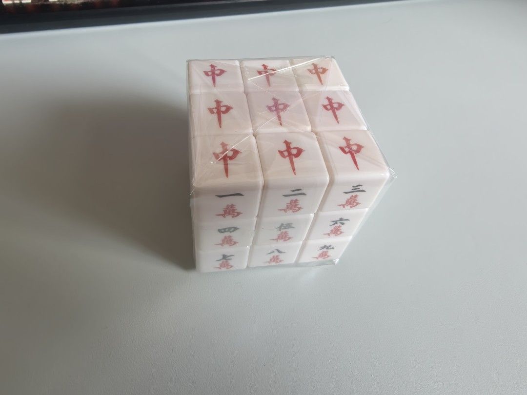 Mahjong Rubik's cube Huat Huat, Hobbies & Toys, Toys & Games on Carousell
