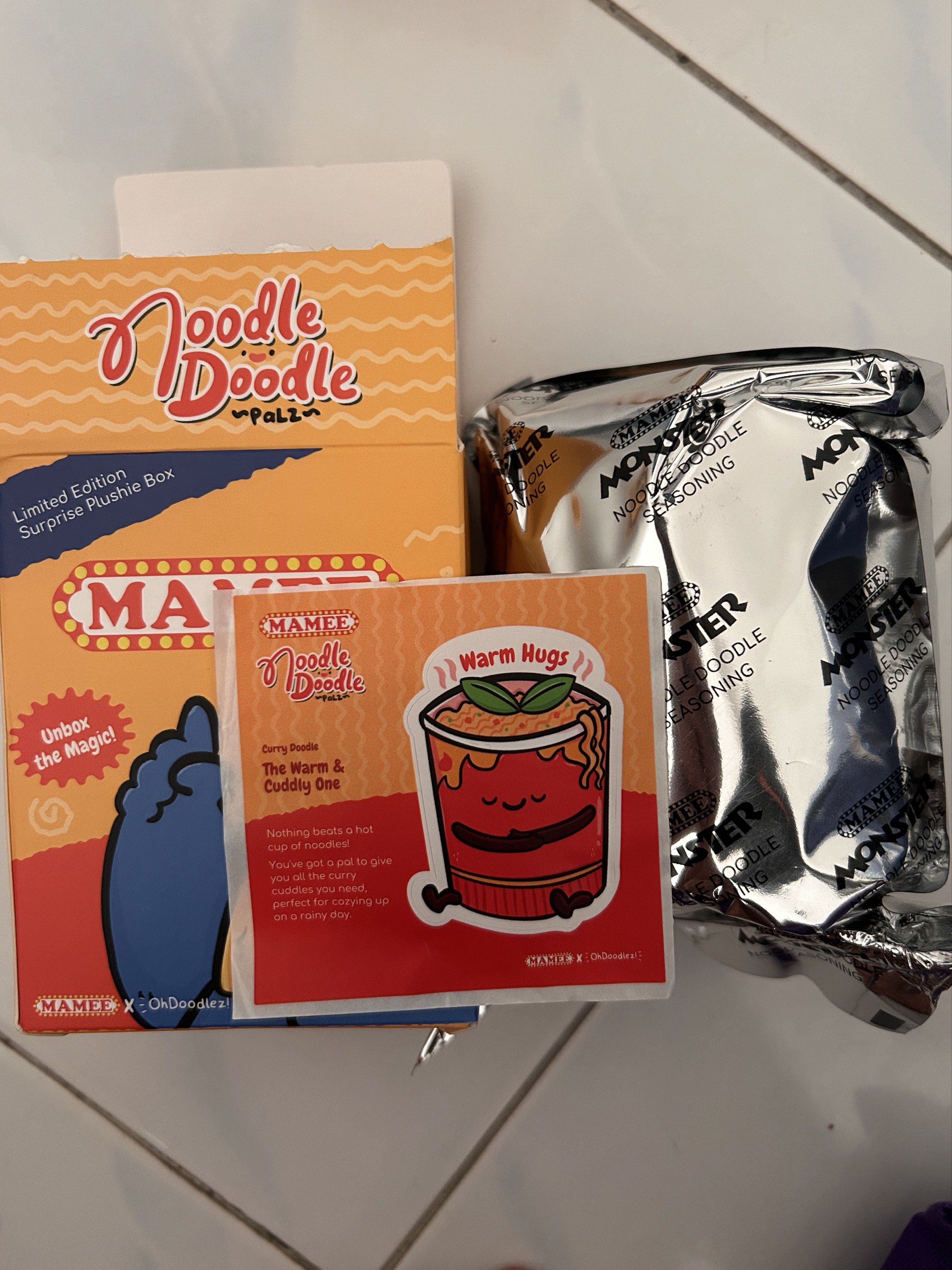 Mamee Noodle Doodle Palz Curry Doodle Plushie, Hobbies & Toys, Toys ...