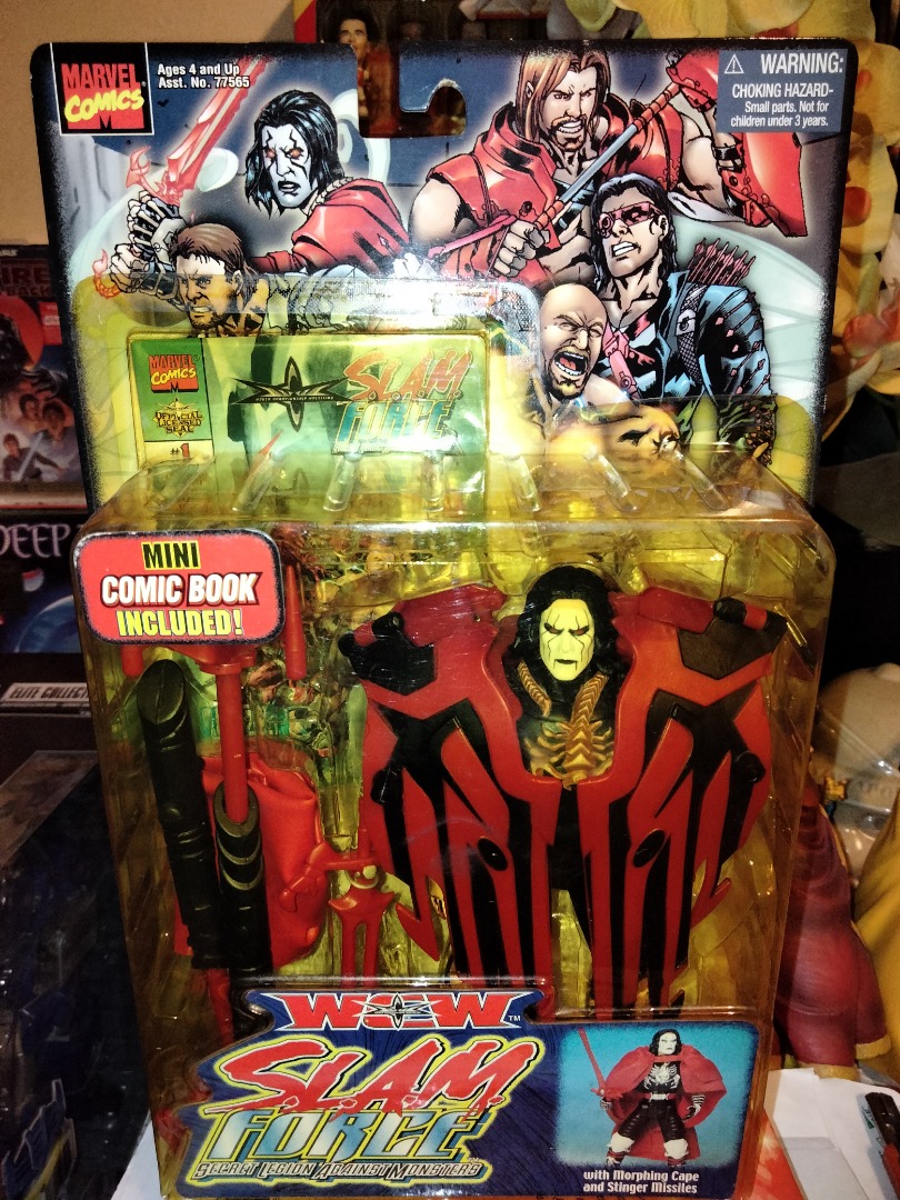 Marvel Comics WCW Sting Slam Force Action Figure, Hobbies & Toys, Toys ...