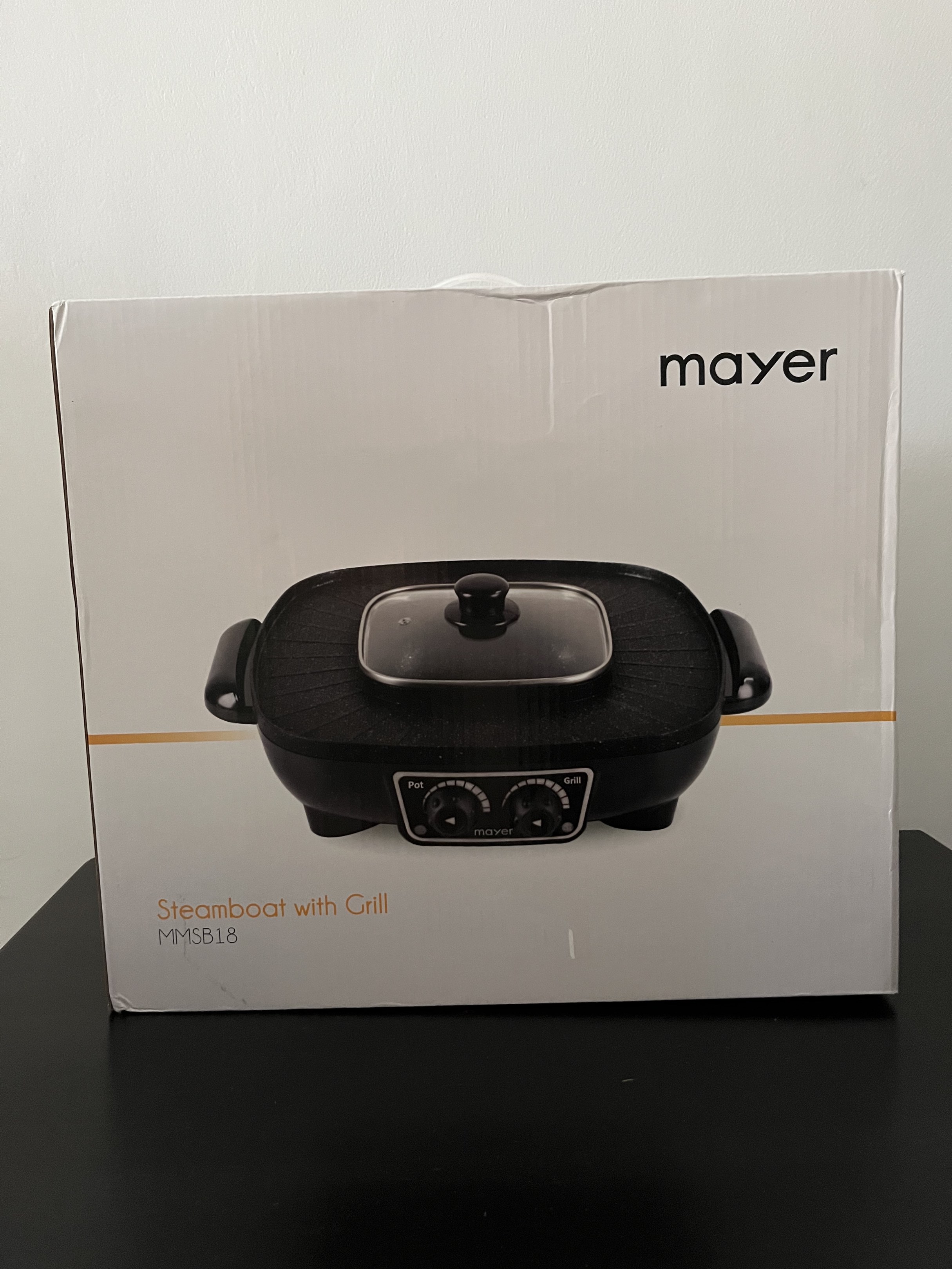 Unused Mayer Steamboat with Grill MMSB18, TV & Home Appliances, Kitchen ...