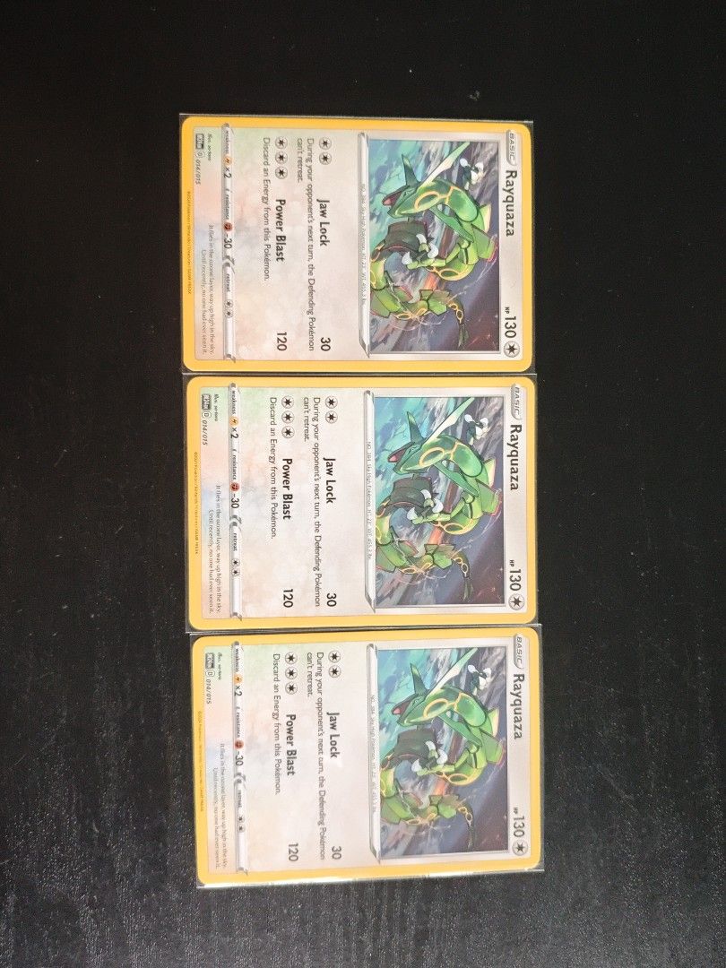McDonald Pokemon Card - Rayquaza, Hobbies & Toys, Toys & Games on Carousell