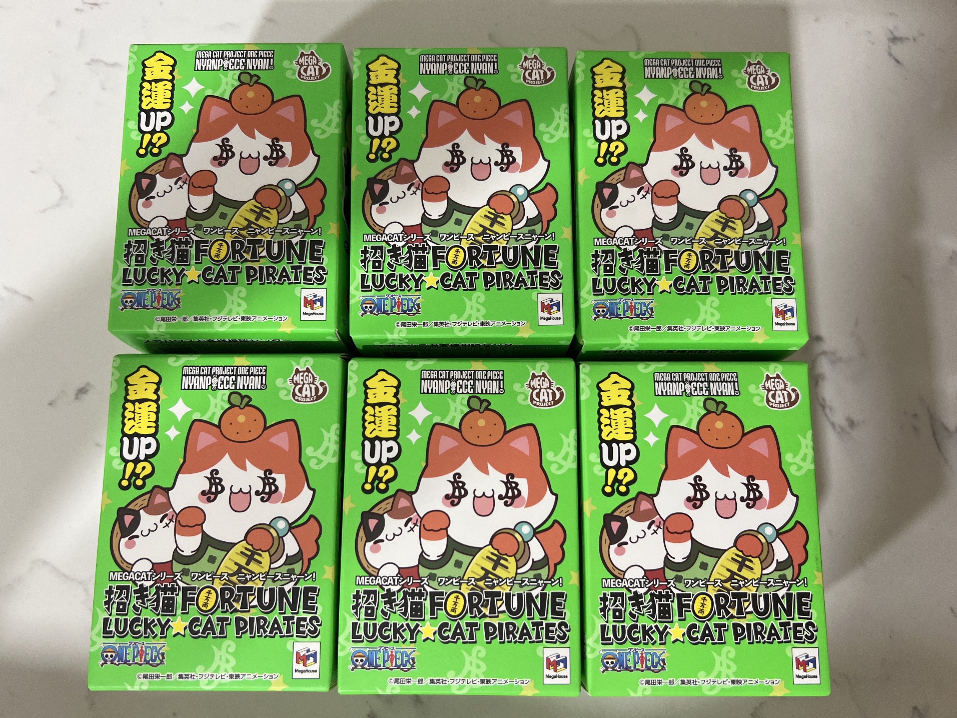 Mega cat project one piece nyan lucky cat pirates box sealed, Hobbies ...