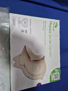 Mepilex Border Sacrum Wound Dressing, Health & Nutrition, Medical ...