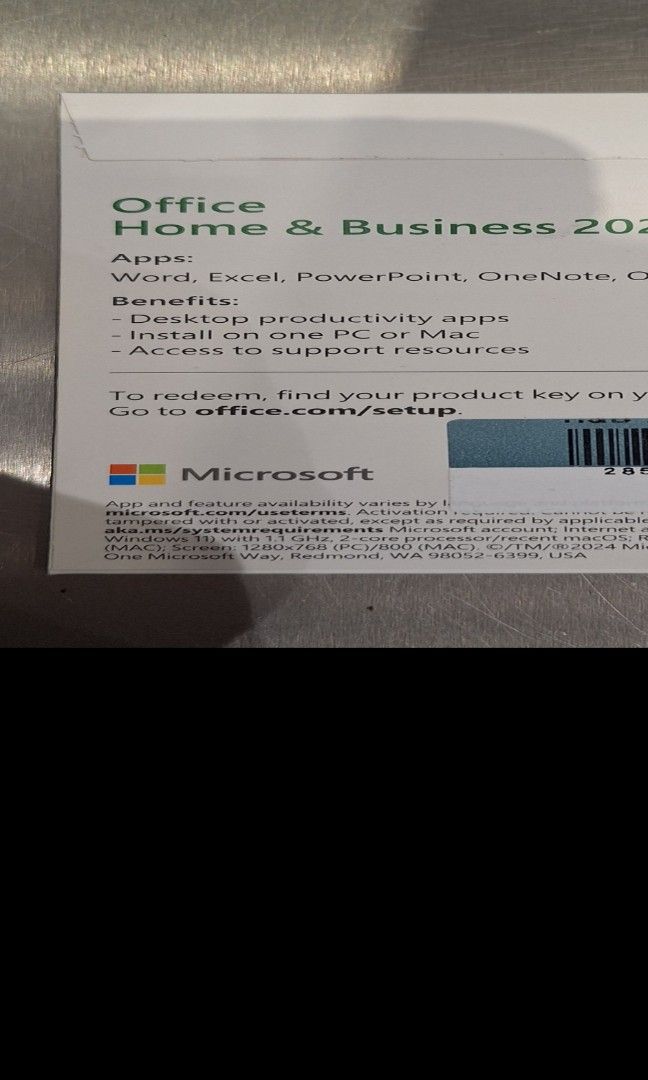 Microsoft Office Home & Business 2024, Computers & Tech, Parts ...