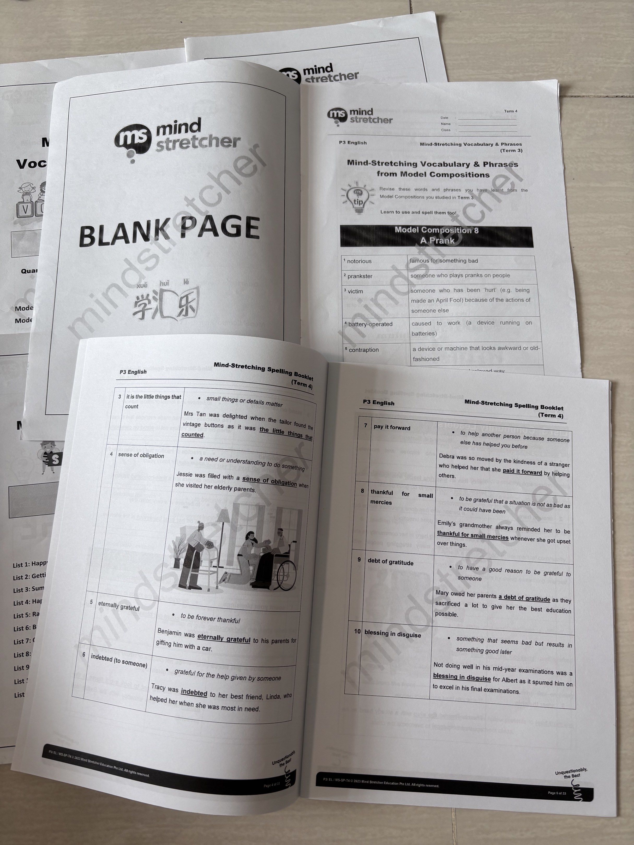 Mind-Stretcher P3 English Vocabulary & Phrases, Hobbies & Toys, Books ...