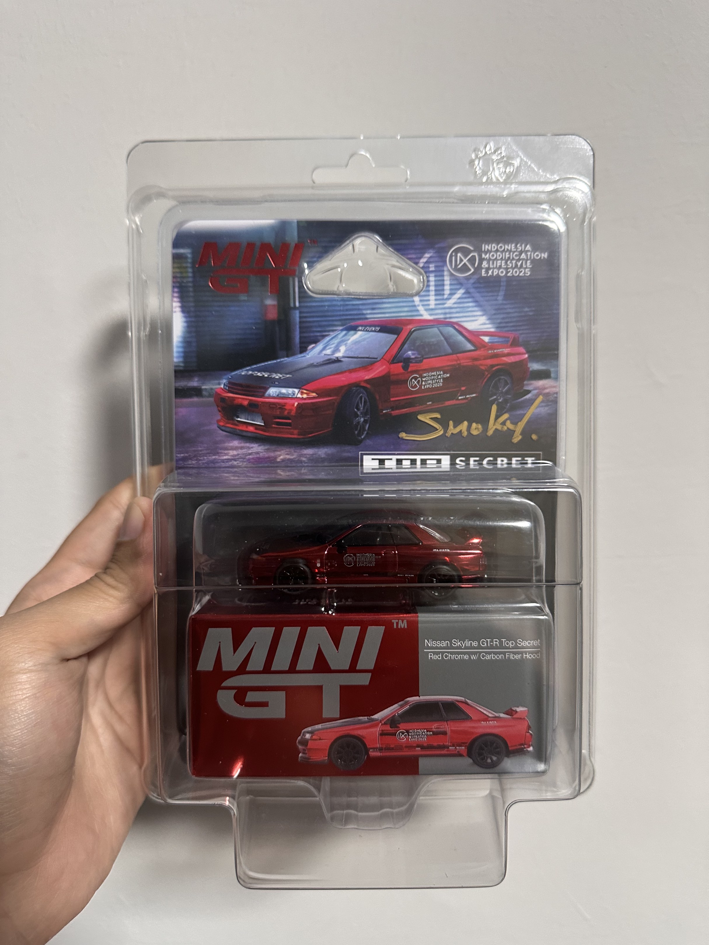 Mini GT IMX 2025 Nissan Skyline GT-R R32 Top Secret Red Chrome, Hobbies ...