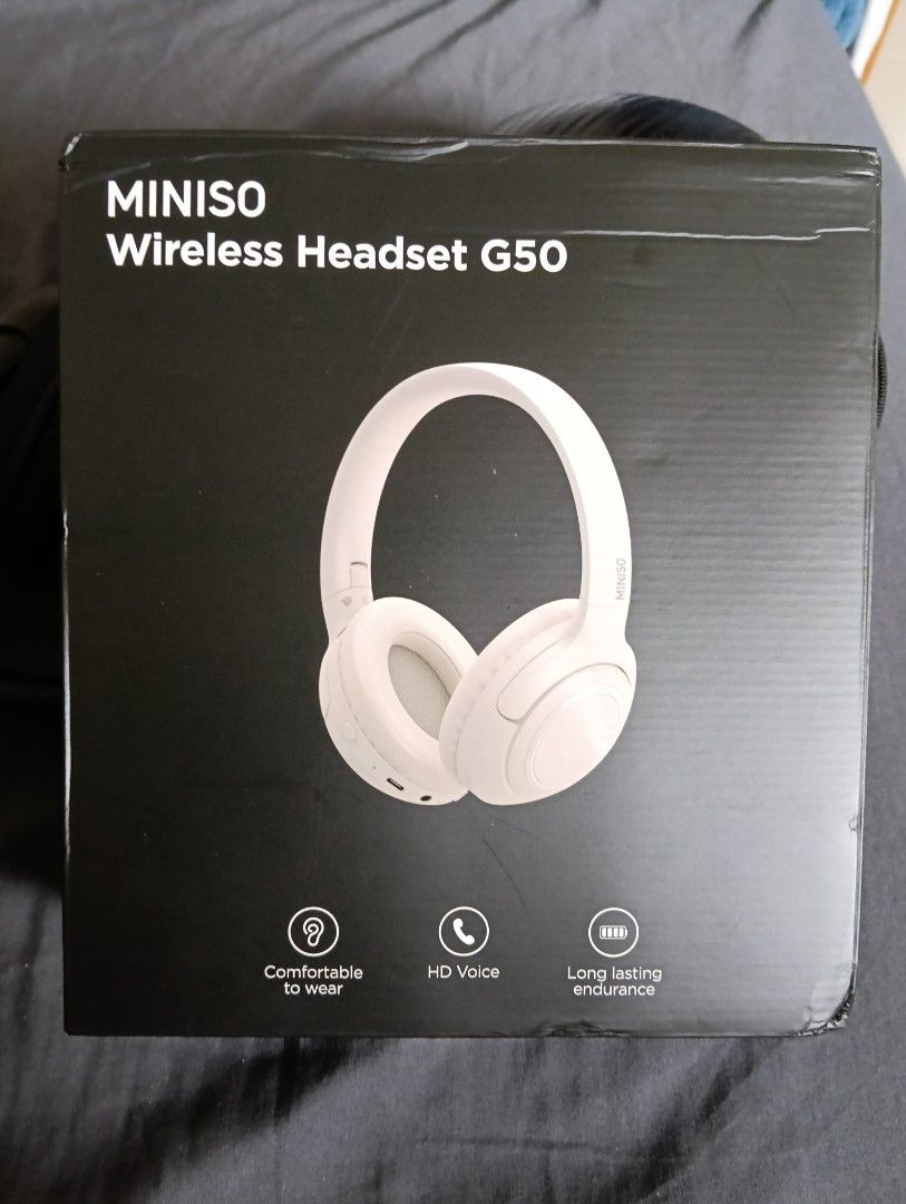 MINISO Wireless Headset G50 - Black, Audio, Headphones & Headsets on ...