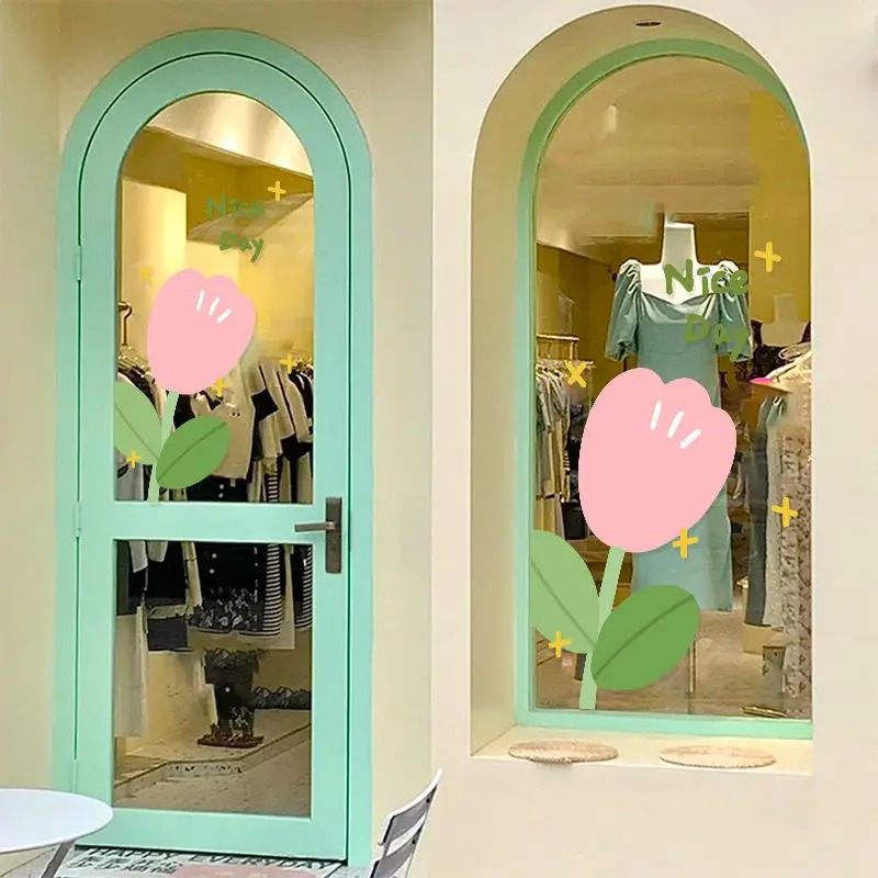 New Cartoon Cute Sticker Environmental Protection Static Cling ...