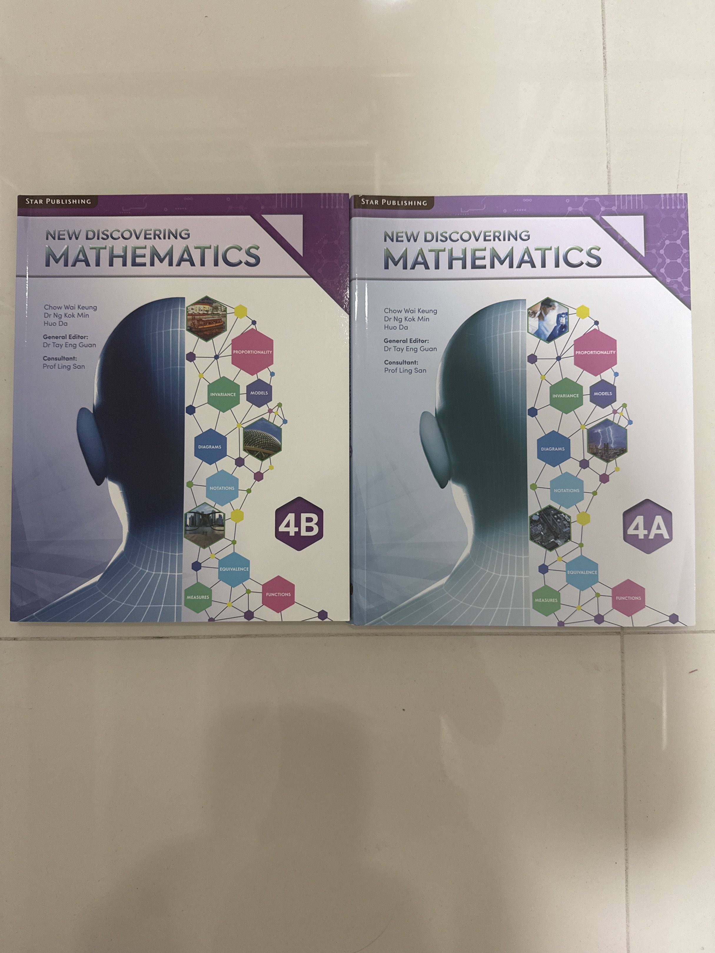 New Discovering Mathematics Textbook 4A & 4B, Hobbies & Toys, Books ...