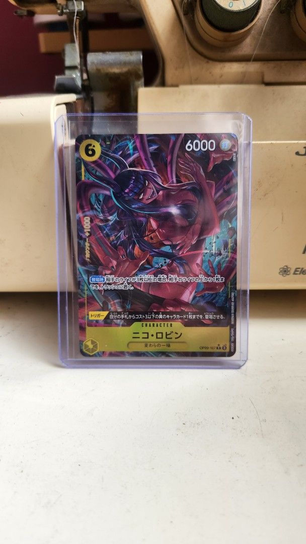 One Piece Card Game - Nico Robin Parallel OP09-107, Hobbies & Toys ...