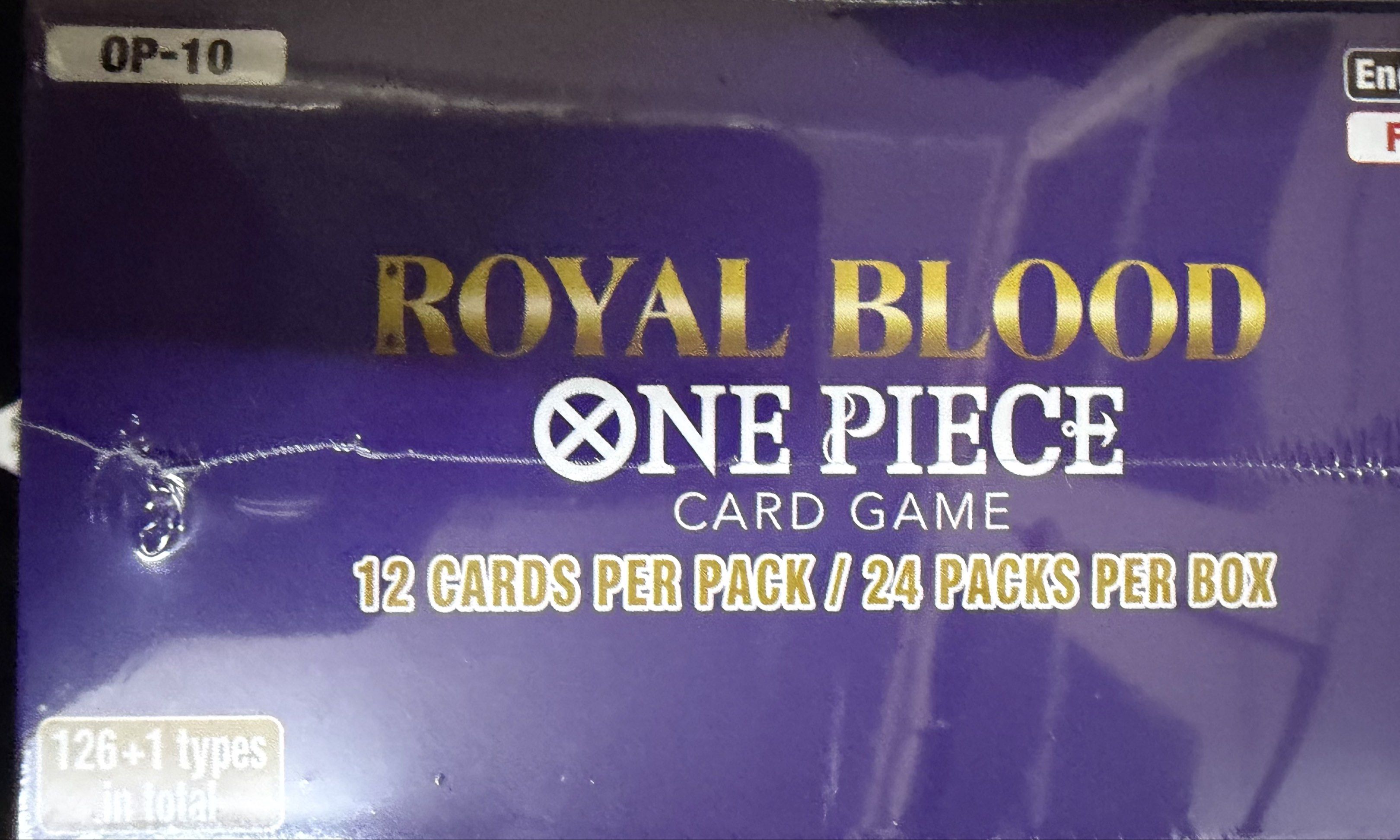 One Piece Card Game - Royal Blood OP-10 Booster Box One piece Op-10 ...